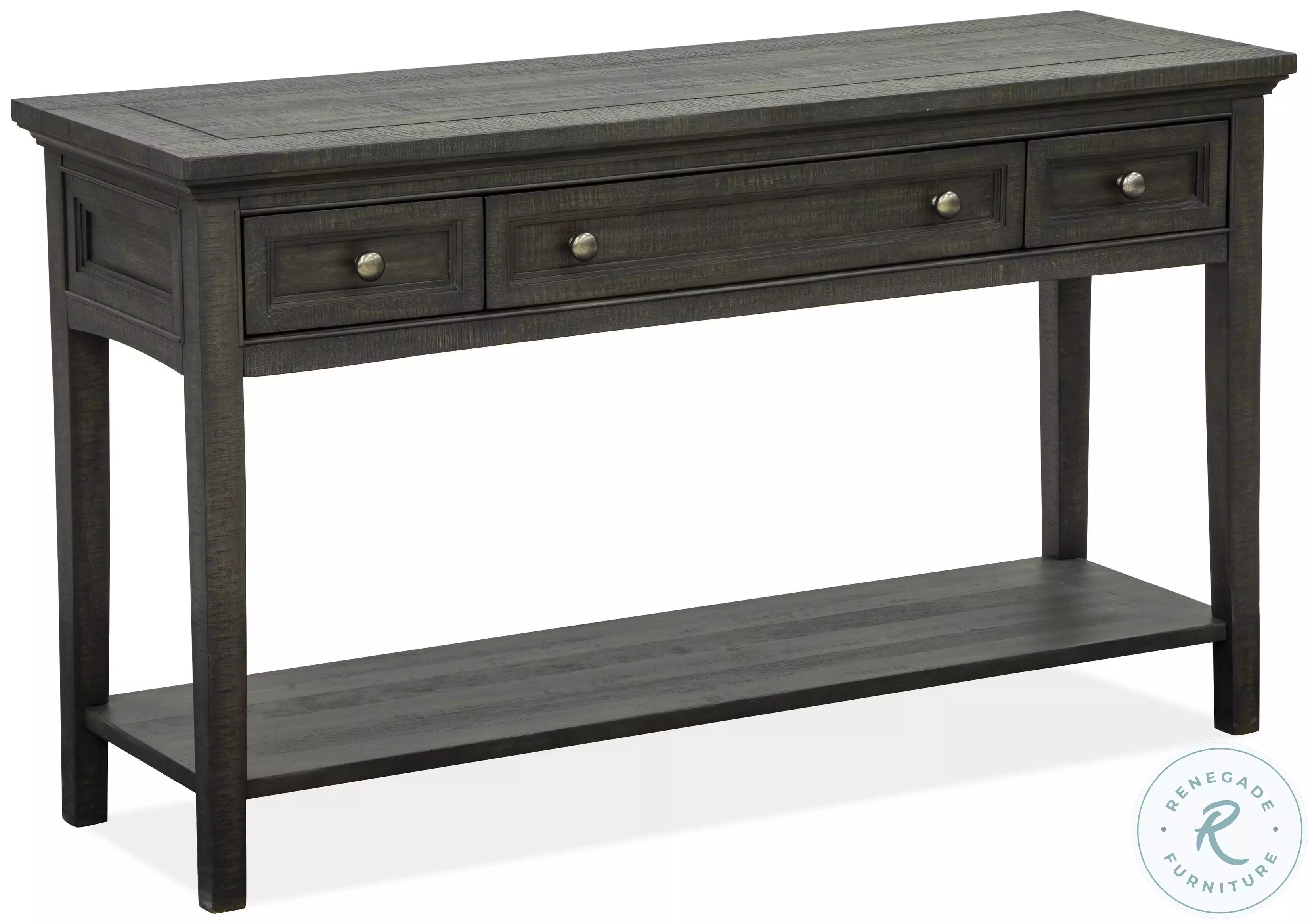 Ashbury Falls Graphite Rectangle Sofa Table From Crafted Spaces ...