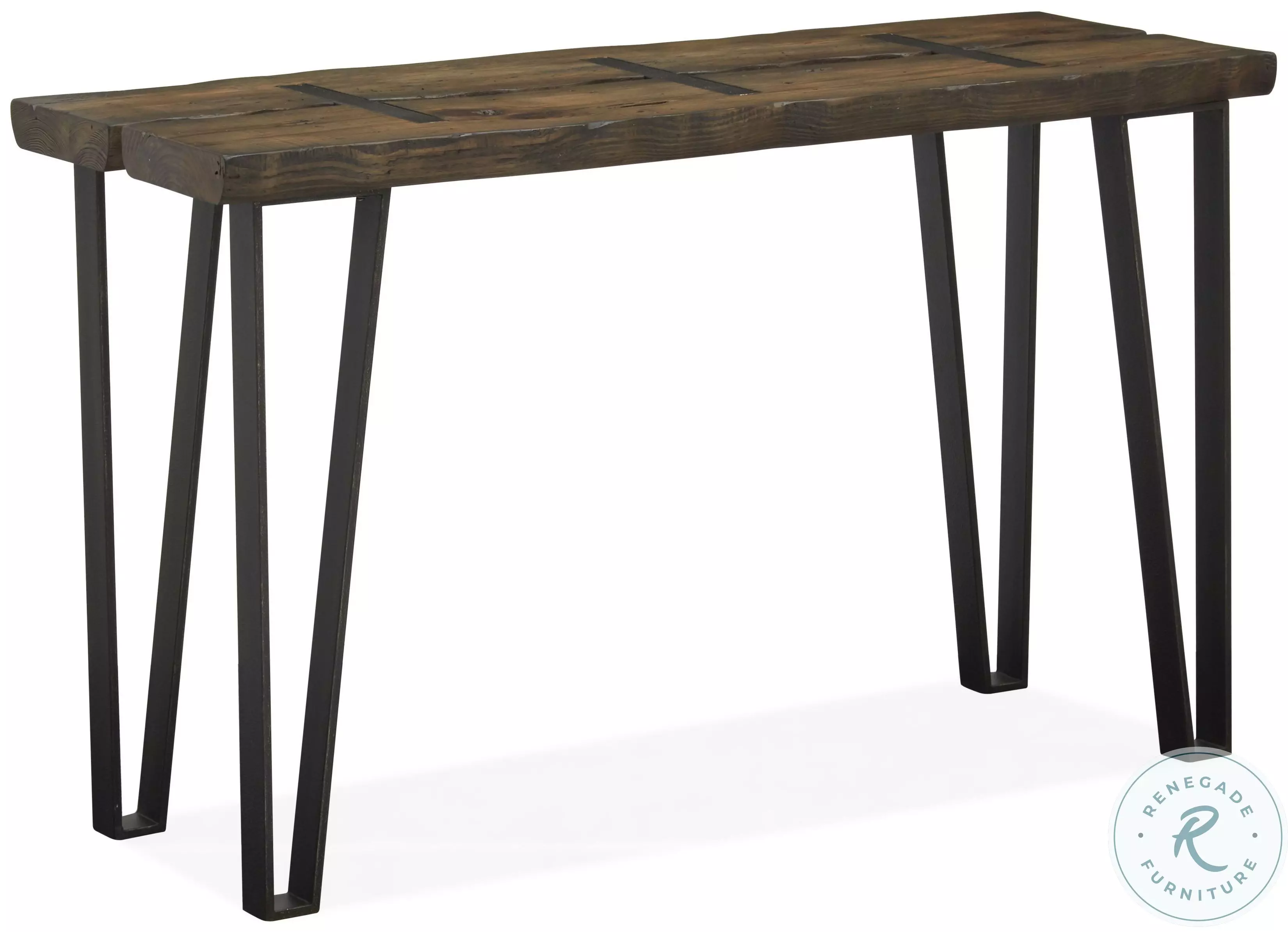 Dartmouth Sawmill and Galvanized Steel Rectangular Sofa Table from ...