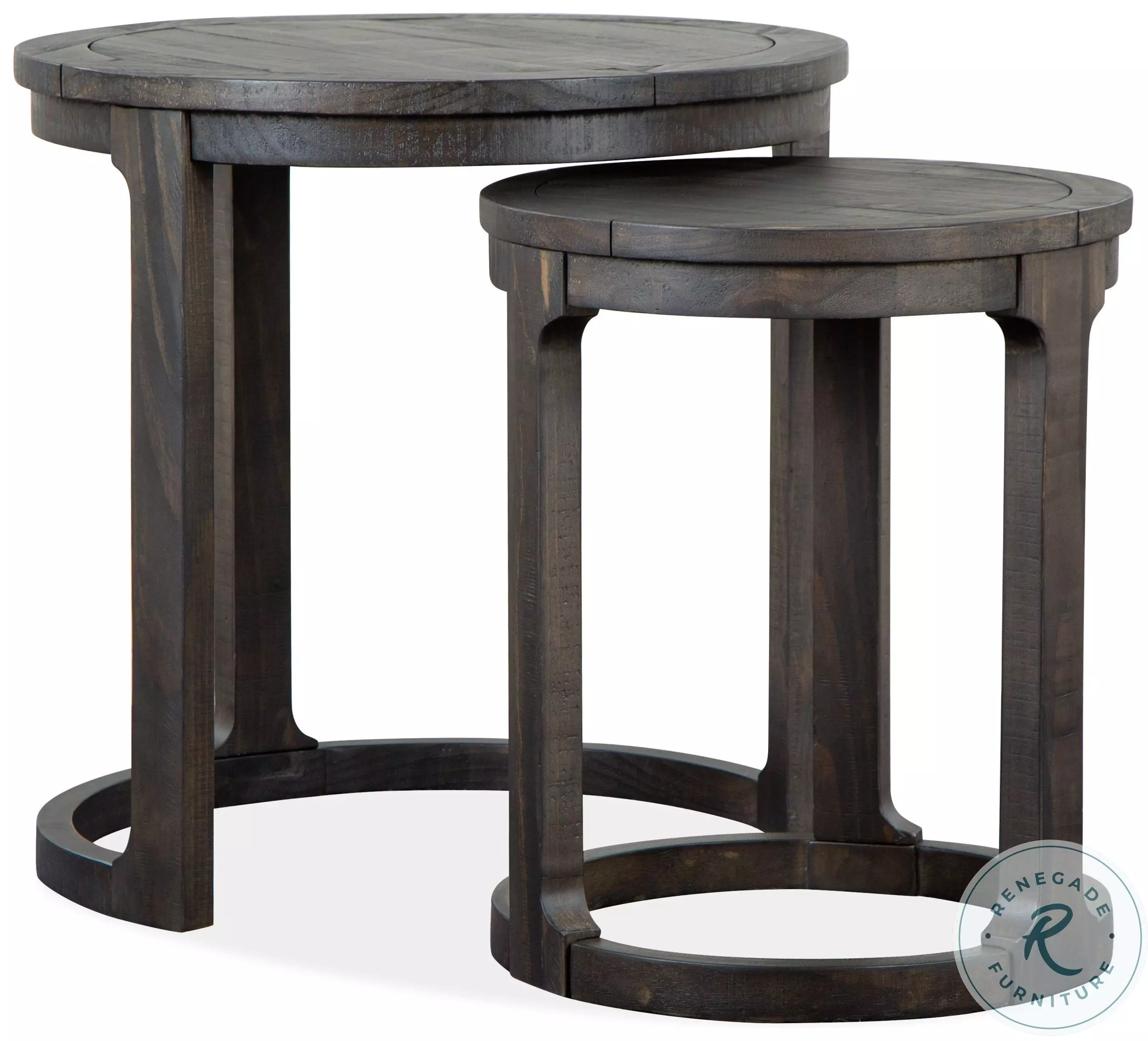 Boswell Peppercorn Round Nesting Tables From Magnussen Home | Coleman ...