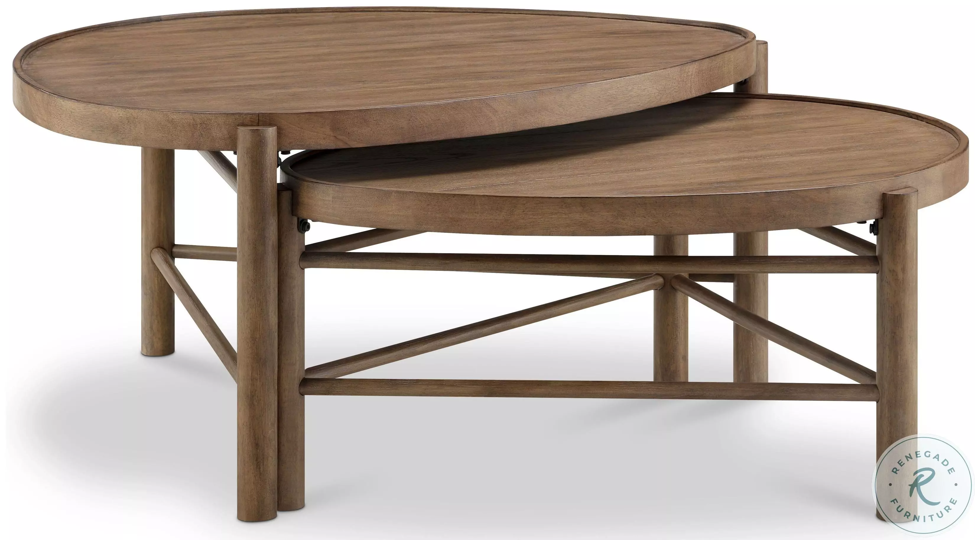 Kingsley Honey Nesting Cocktail Table From Crafted Spaces | Coleman ...