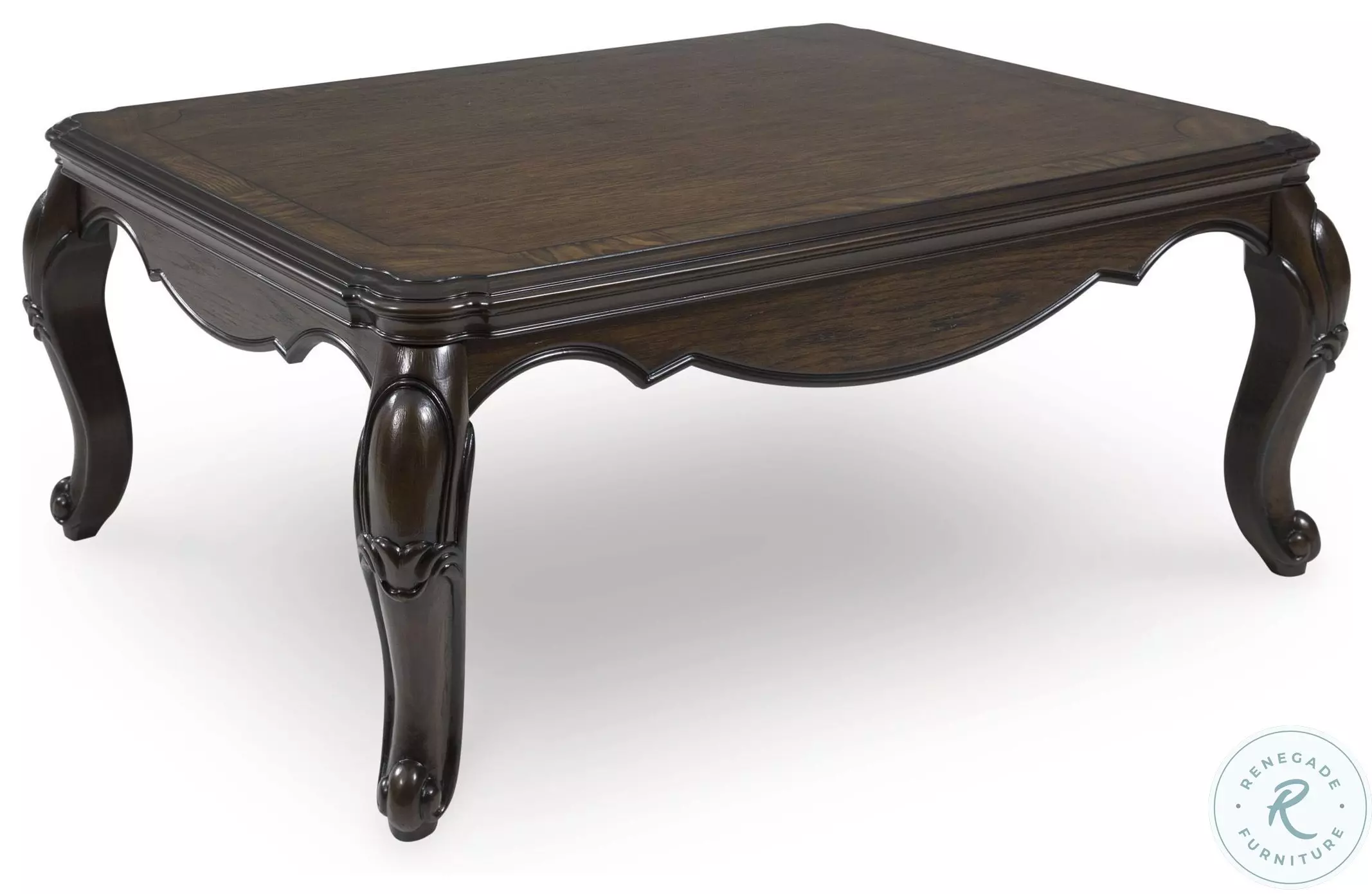 Maylee Dark Brown Rectangular Coffee Table From Ashley Furniture ...