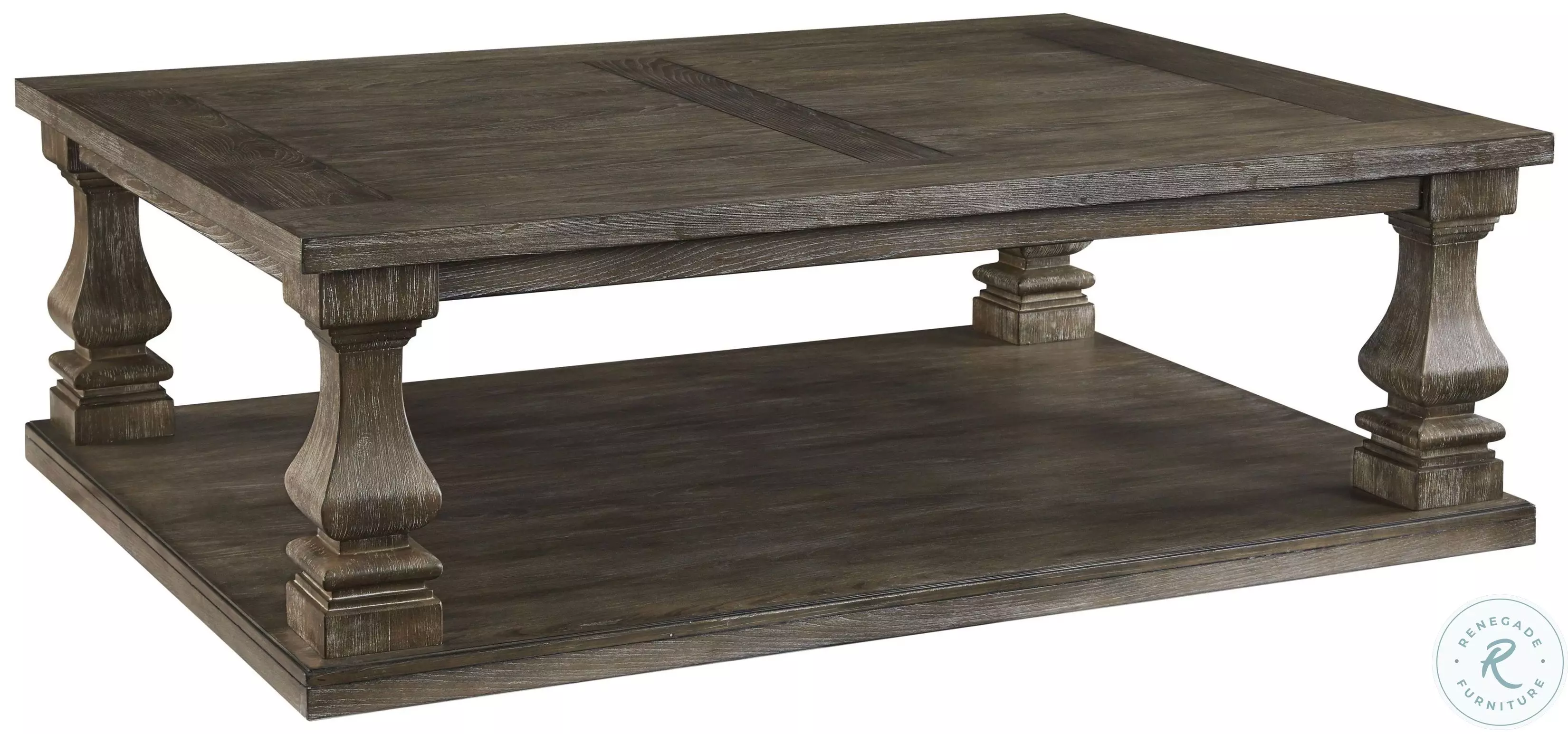 Johnelle Gray Rectangular Cocktail Table HomeGalleryStores T776 1