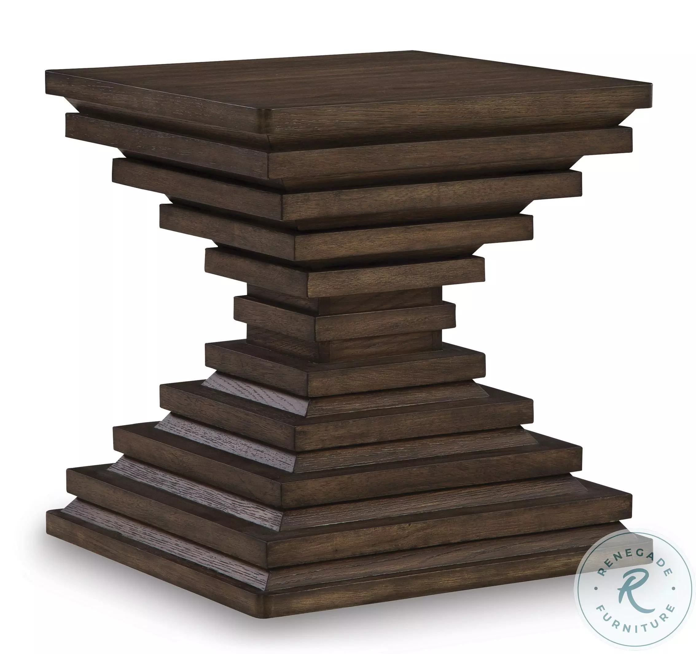 Hannodream Warm Brown Square End Table From Ashley Furniture | Coleman ...