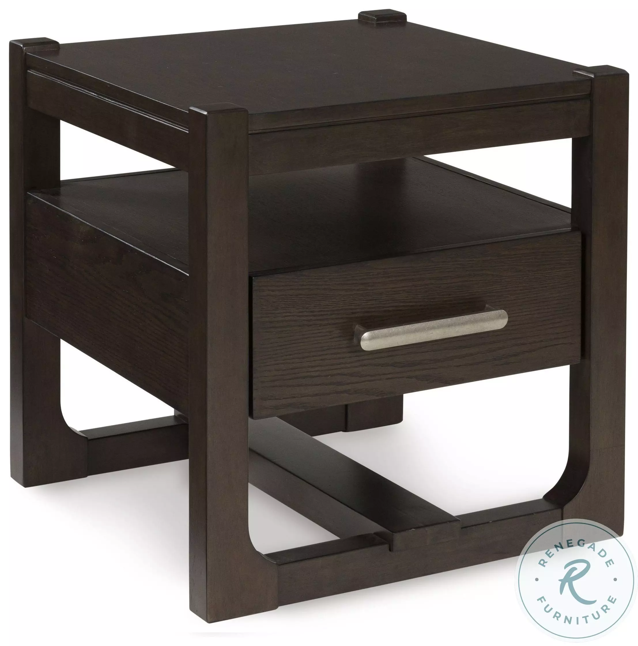 Breckington Dark Brown End Table From Home Gallery Stores | Home ...