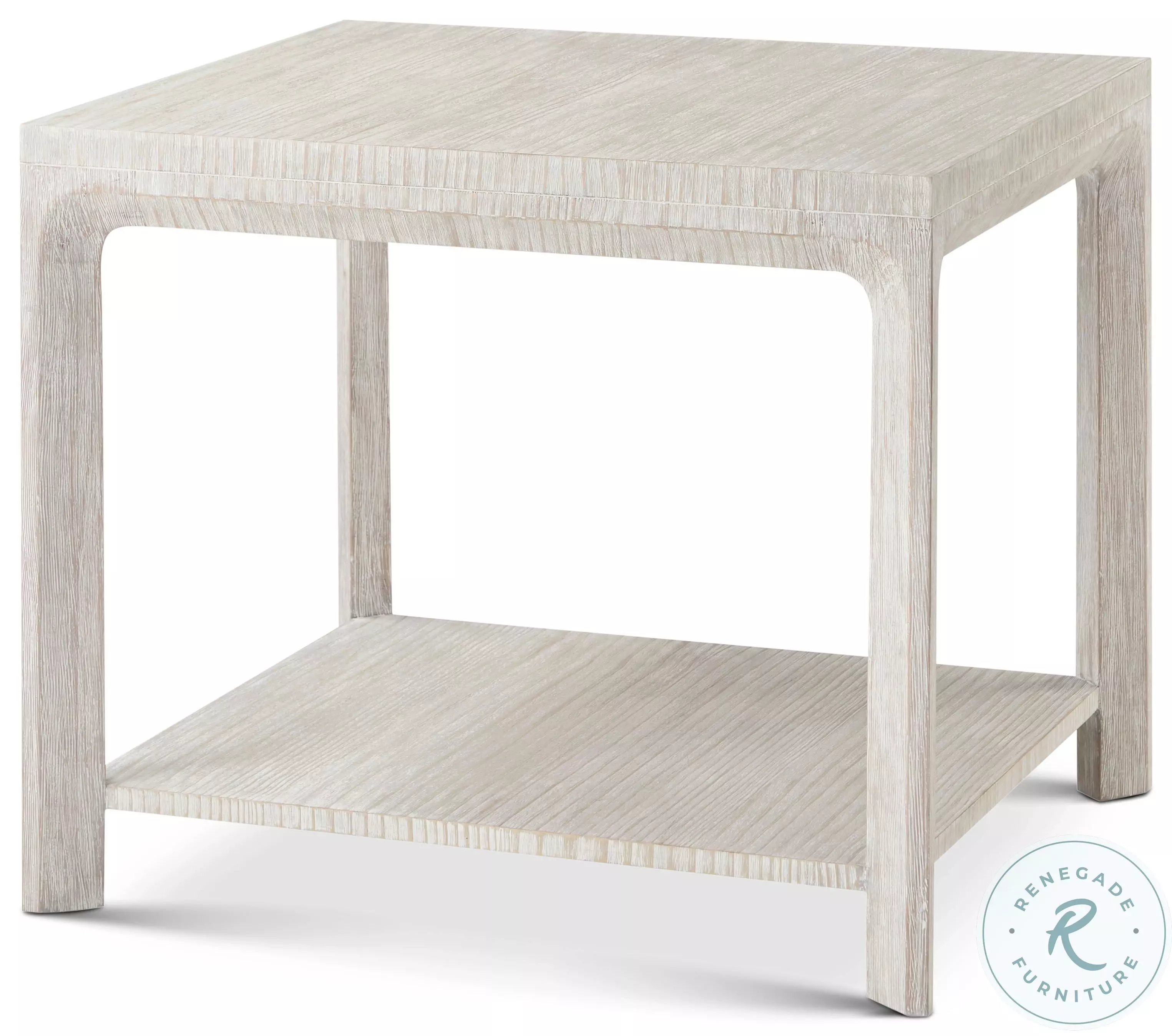 Breeze Sea Salt 24" Rectangular Side Table From Theodore Alexander ...