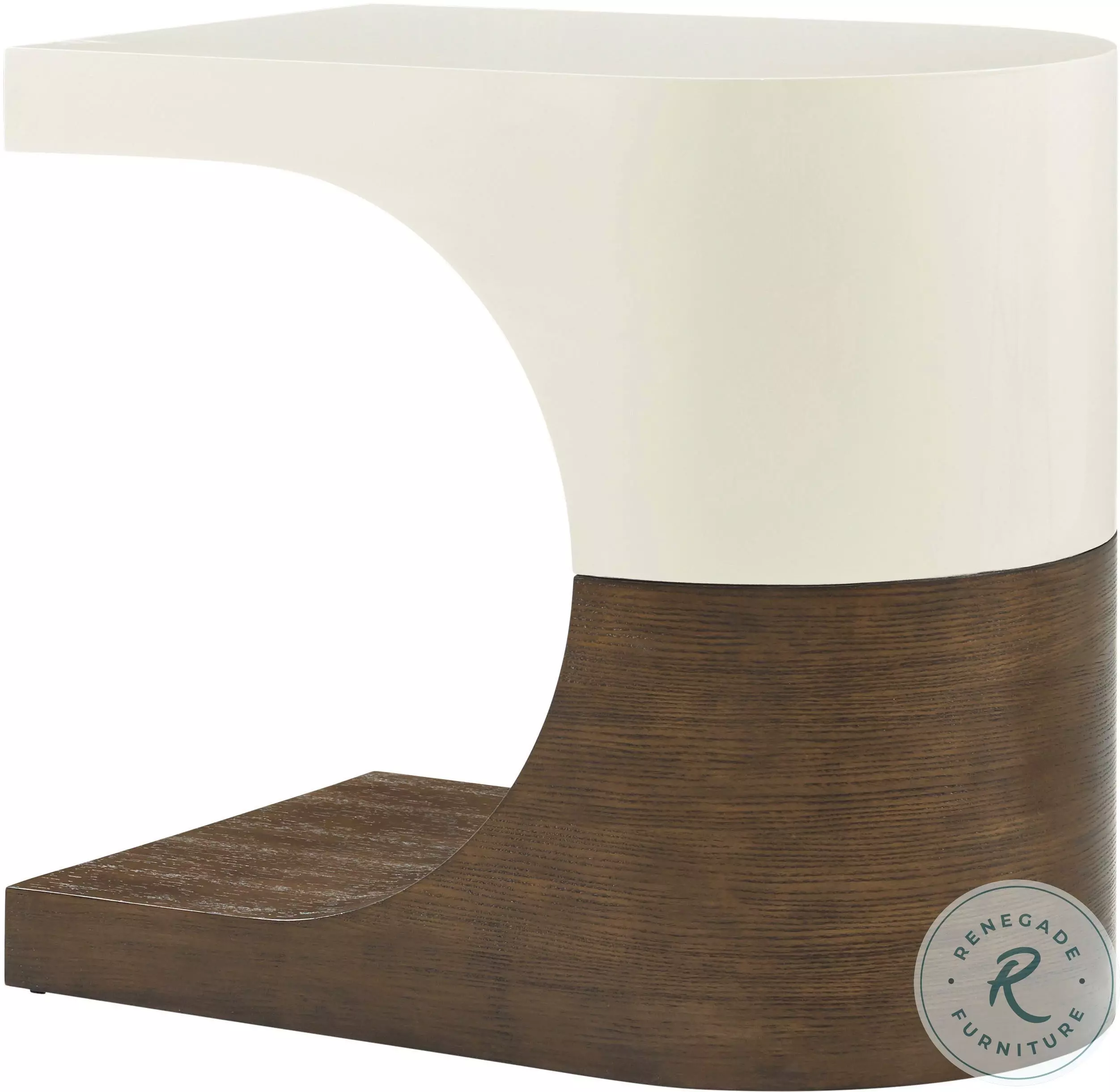 Maximo Amaretti And Gelato D Shape 26" Side Table From Theodore ...