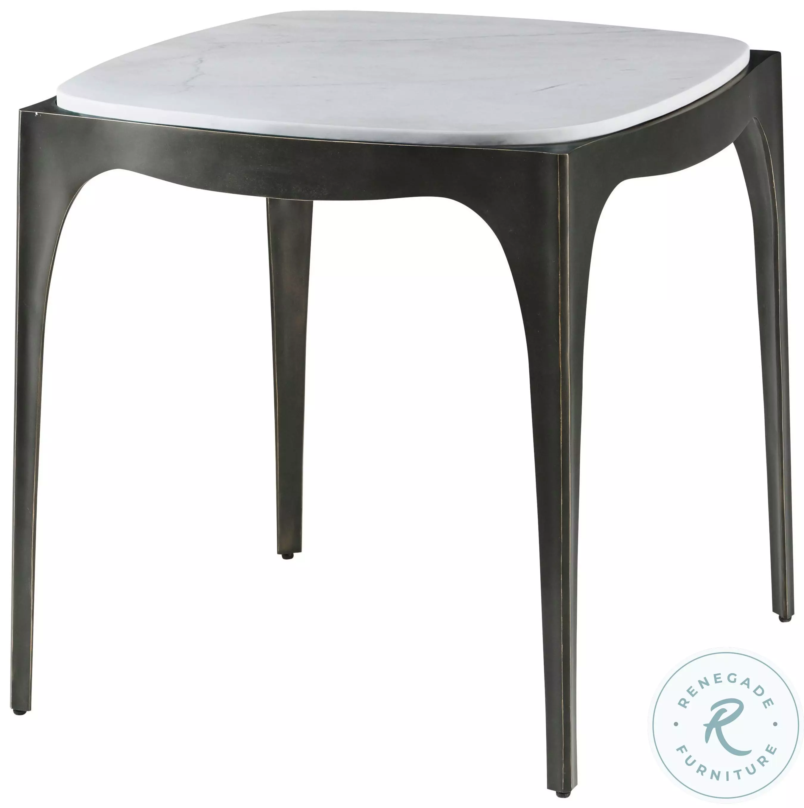 Rome Romulus 25" Square Side Table From Theodore Alexander | Coleman ...