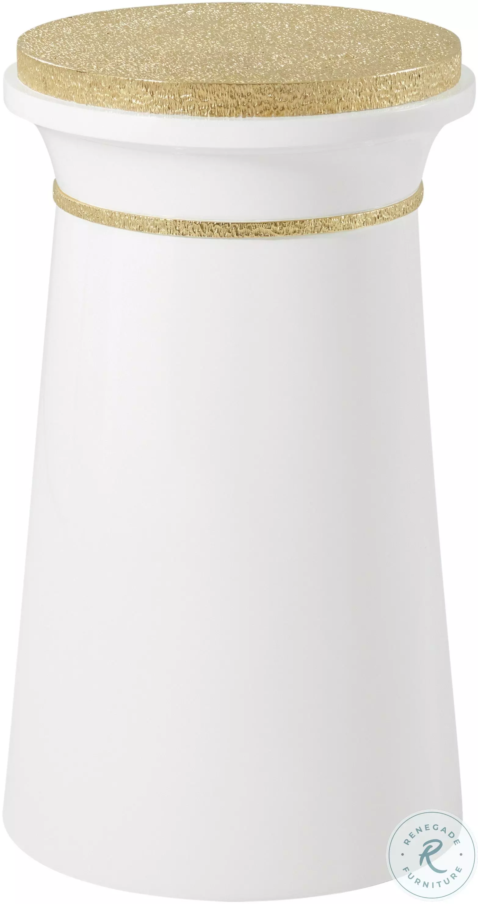 Judith Leiber Pearl Invisible Inner 14" Round Accent Table From ...