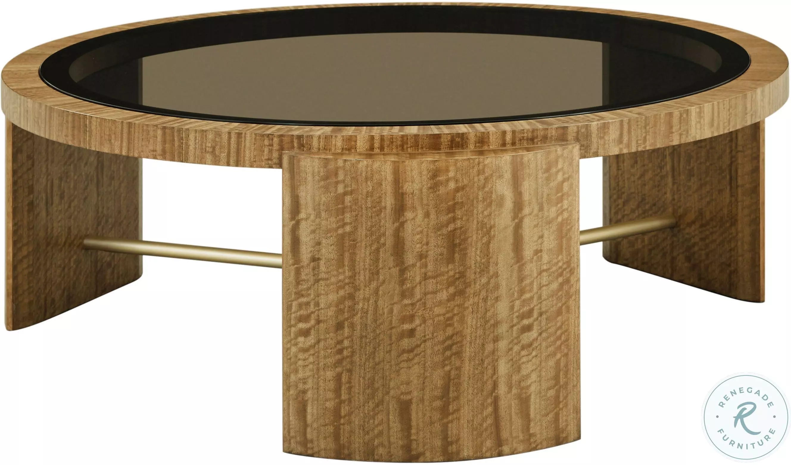 Jenson Plaza 48" Round Cocktail Table From Theodore Alexander | Coleman ...