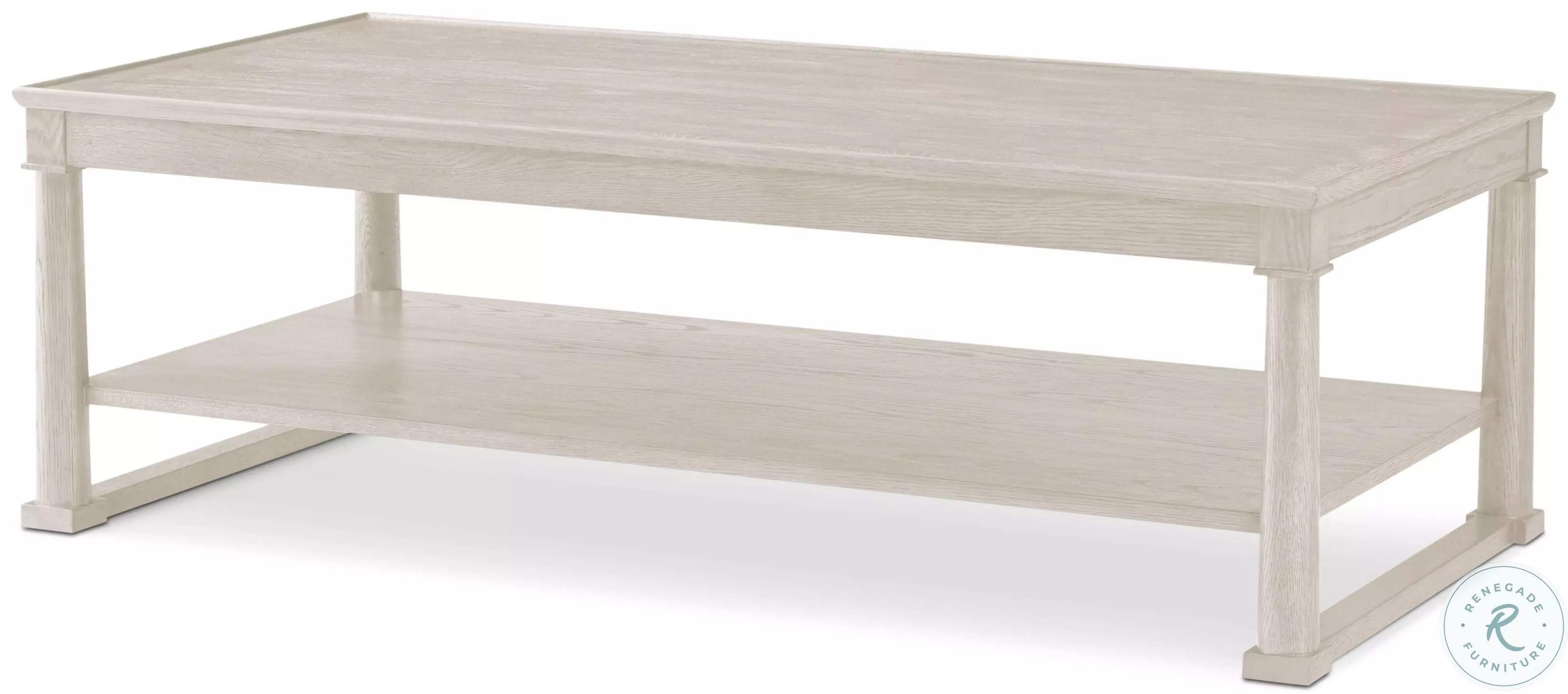 Surrey Dover 52" Rectangular Cocktail Table From Theodore Alexander | Coleman Furniture