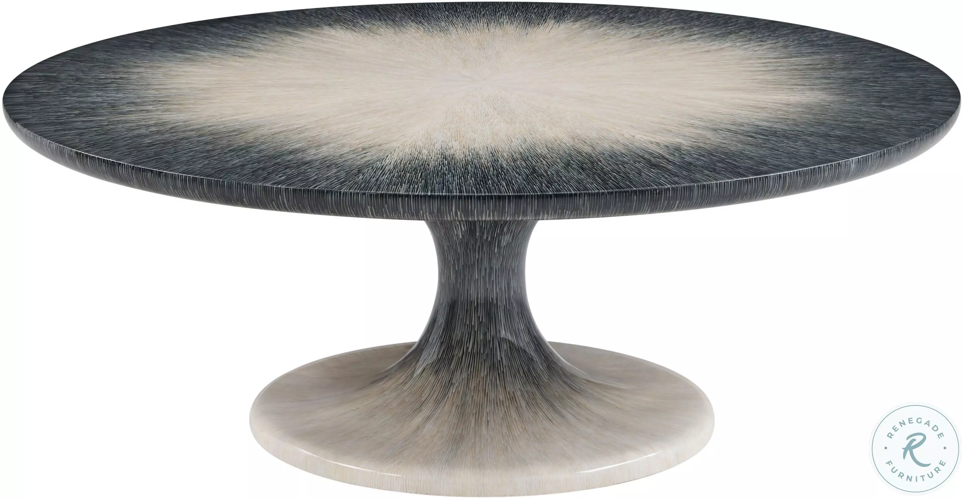 Panos Filament 48" Round Cocktail Table From Theodore Alexander ...