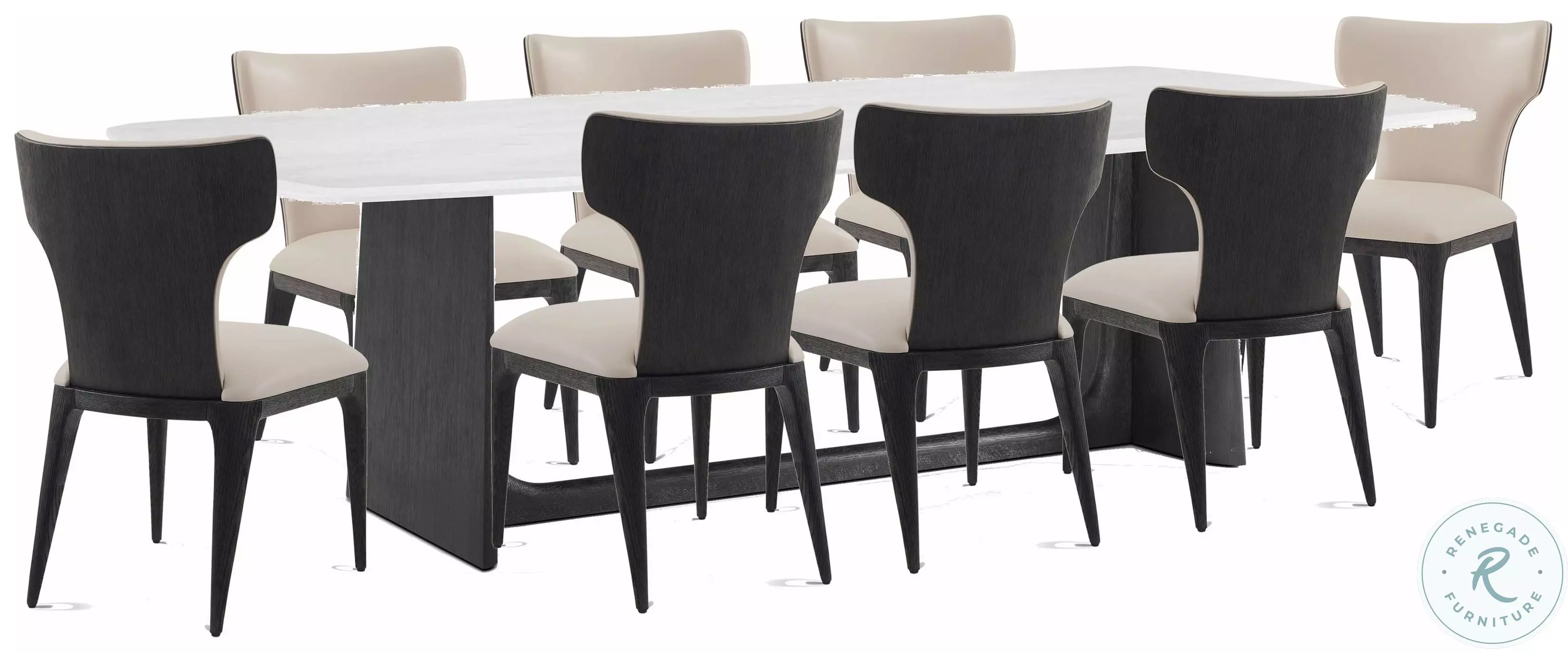 Repose Charcoal Oak And Quartz 102" Rectangular Dining Room Set from ...