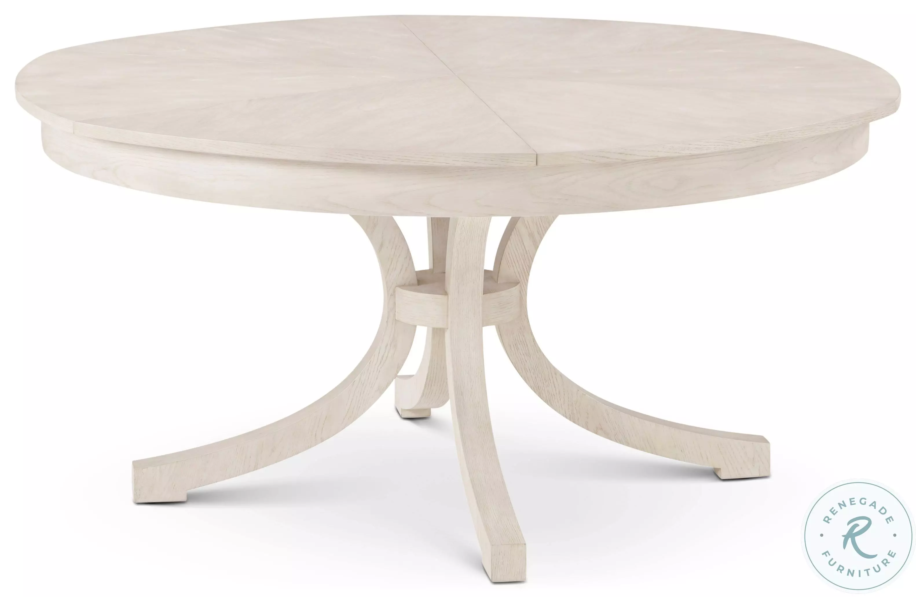 Surrey Dover Jupe Extendable 63" Round Dining Table From Theodore ...