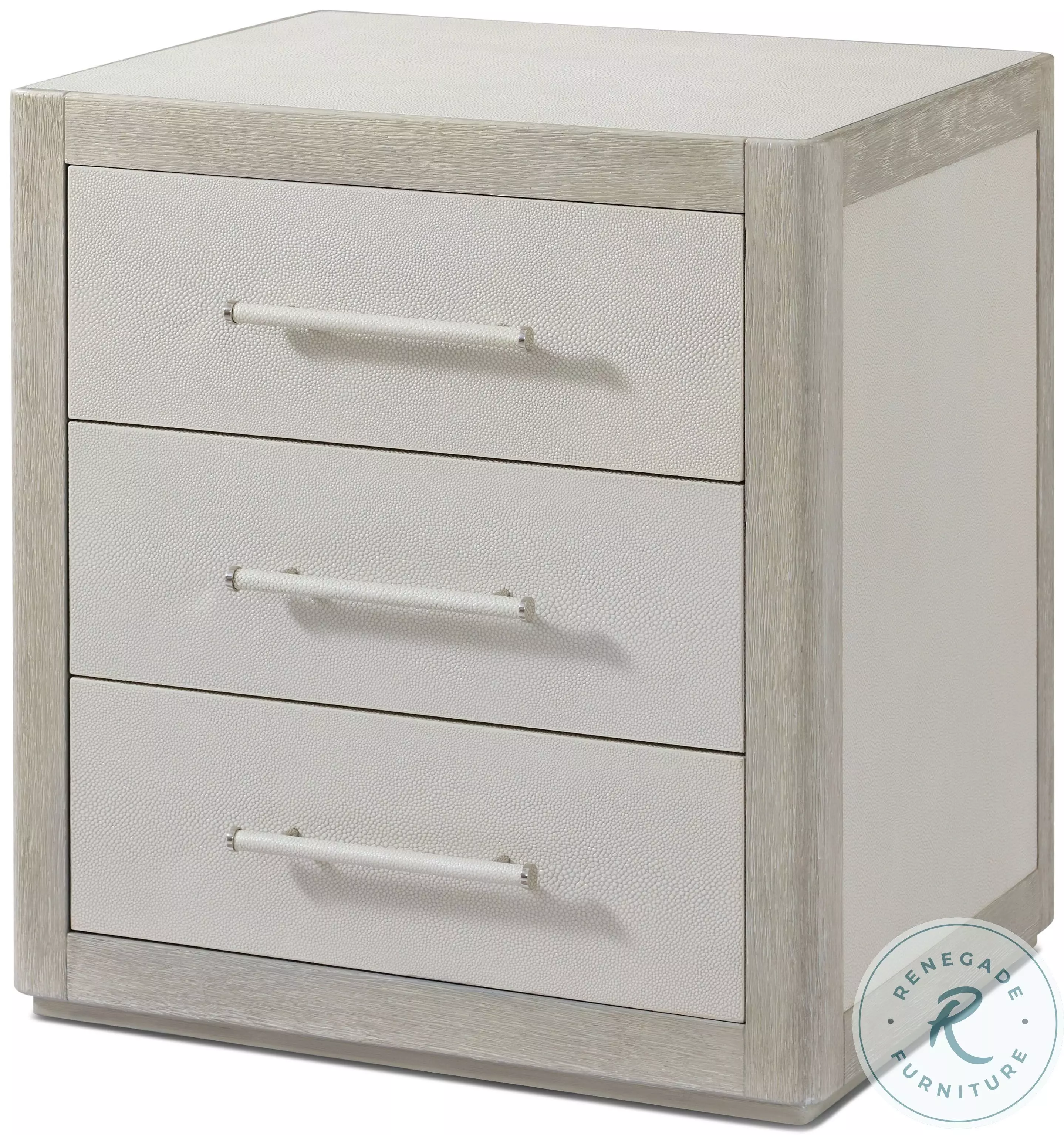 Maxwell Cashmere And Dove Small 3 Drawer Nightstand From Theodore ...