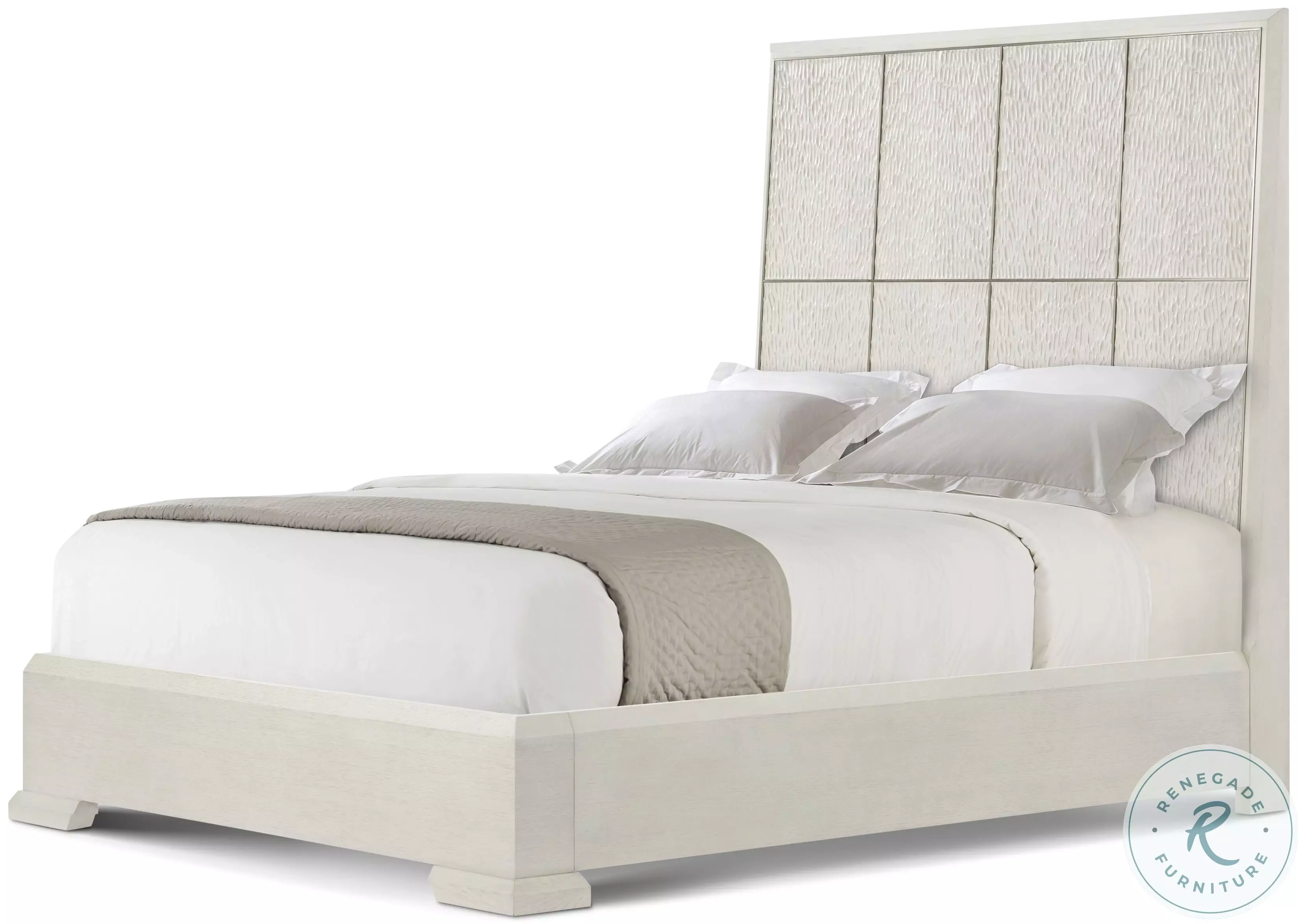 Essence Opal Queen Low Profile Panel Bed From Theodore Alexander ...