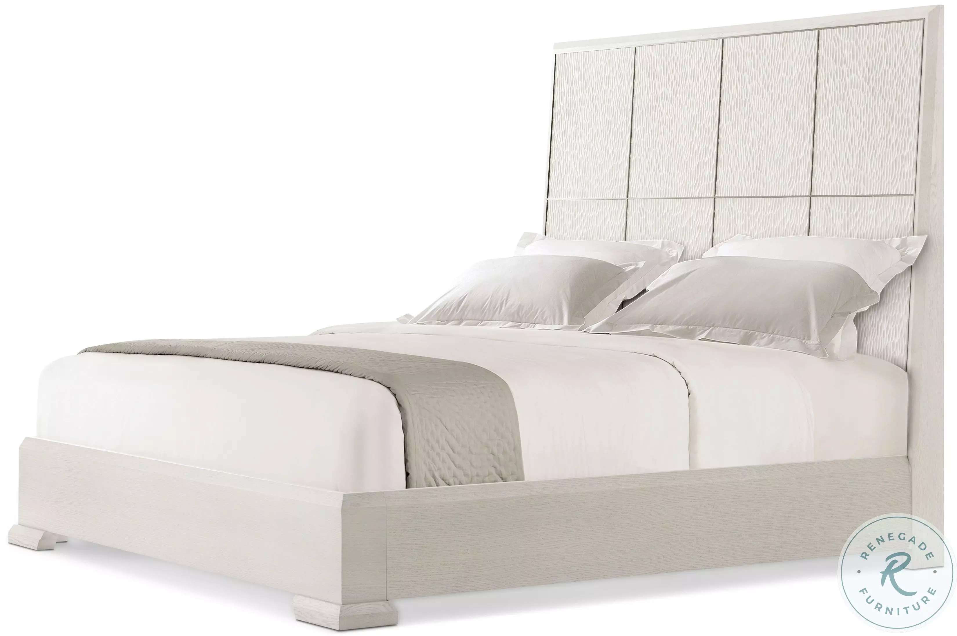 Essence Opal King Low Profile Panel Bed From Theodore Alexander ...