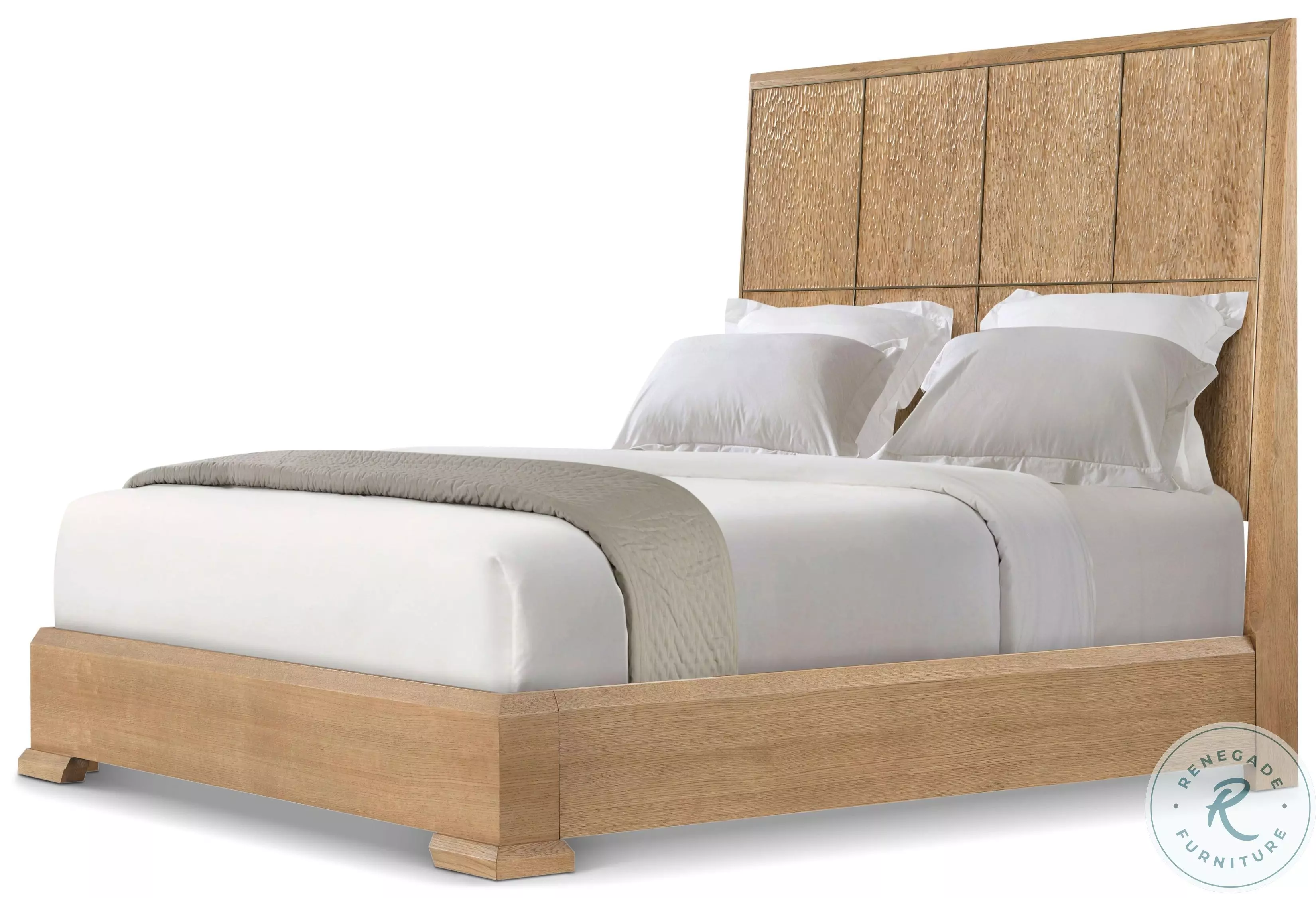 Essence Blonde King Low Profile Panel Bed From Theodore Alexander ...