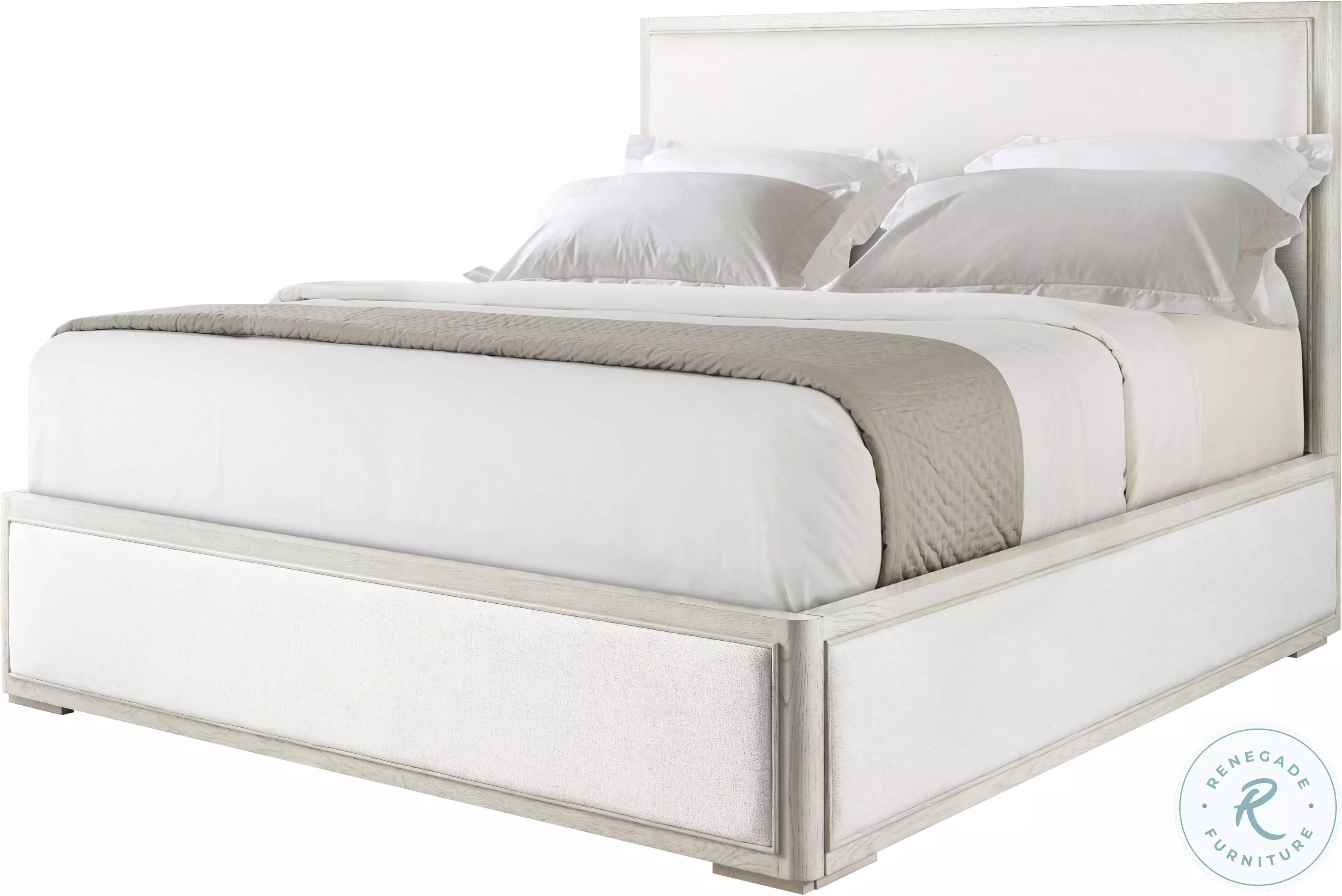 Surrey Dover Upholstered King Low Profile Panel Bed From Theodore ...