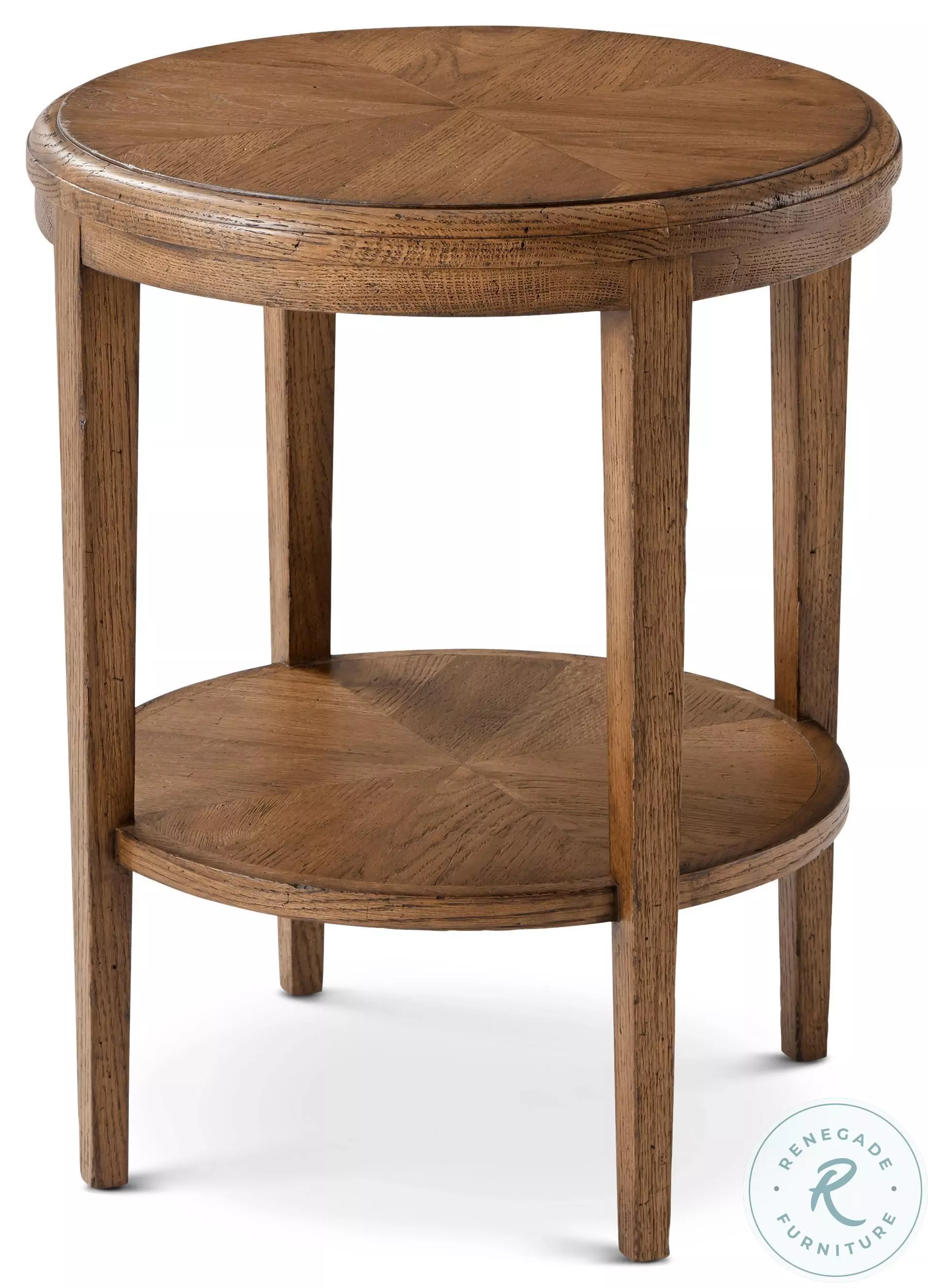 Nova Dawn 2 Tiered 18" Round Side Table From Theodore Alexander ...