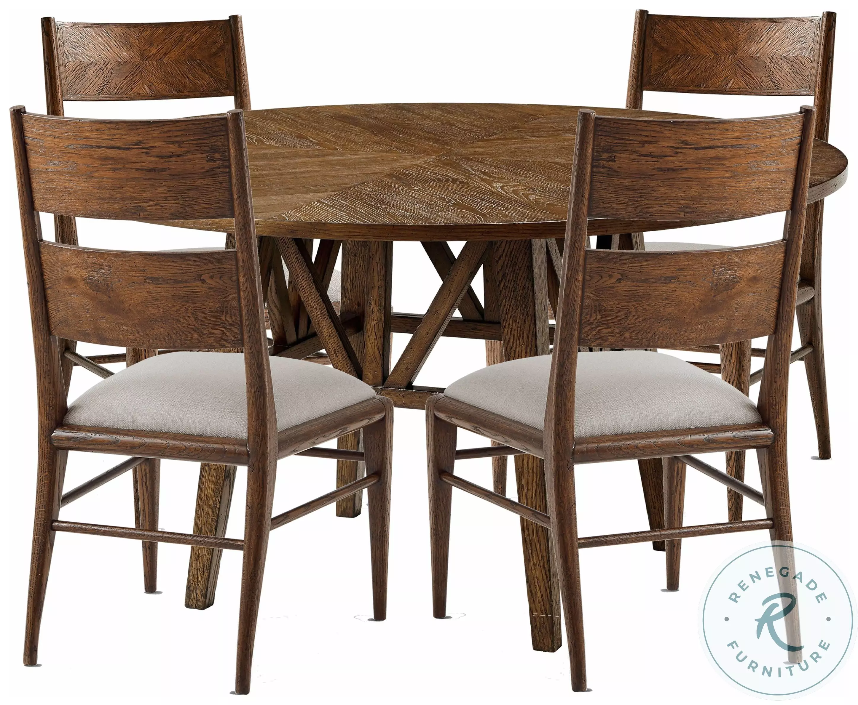 Nova Dusk 48" Round Dining Room Set from Theodore Alexander | Coleman ...