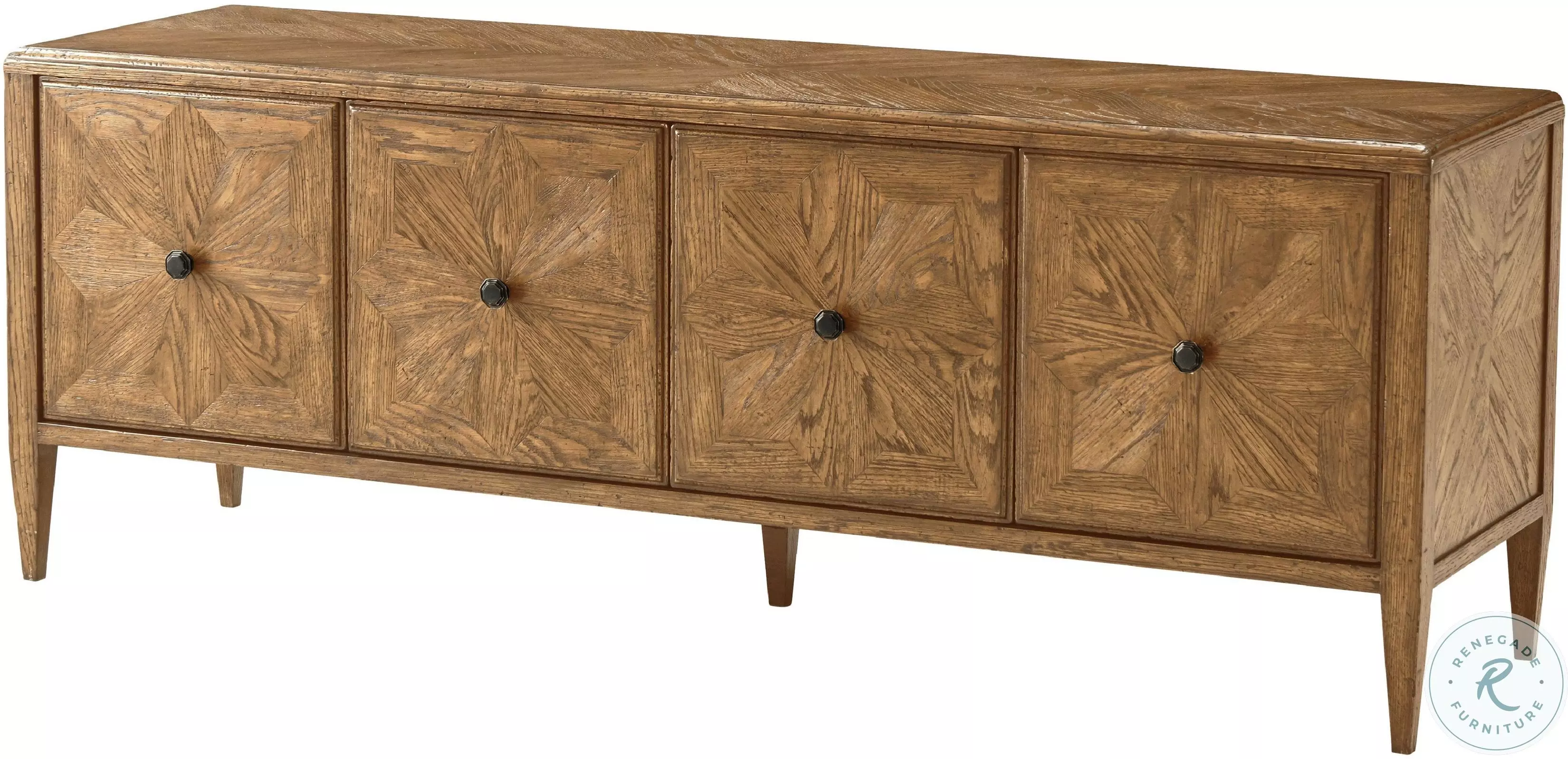 Nova Dawn 65" Entertainment Console From Theodore Alexander | Coleman Furniture