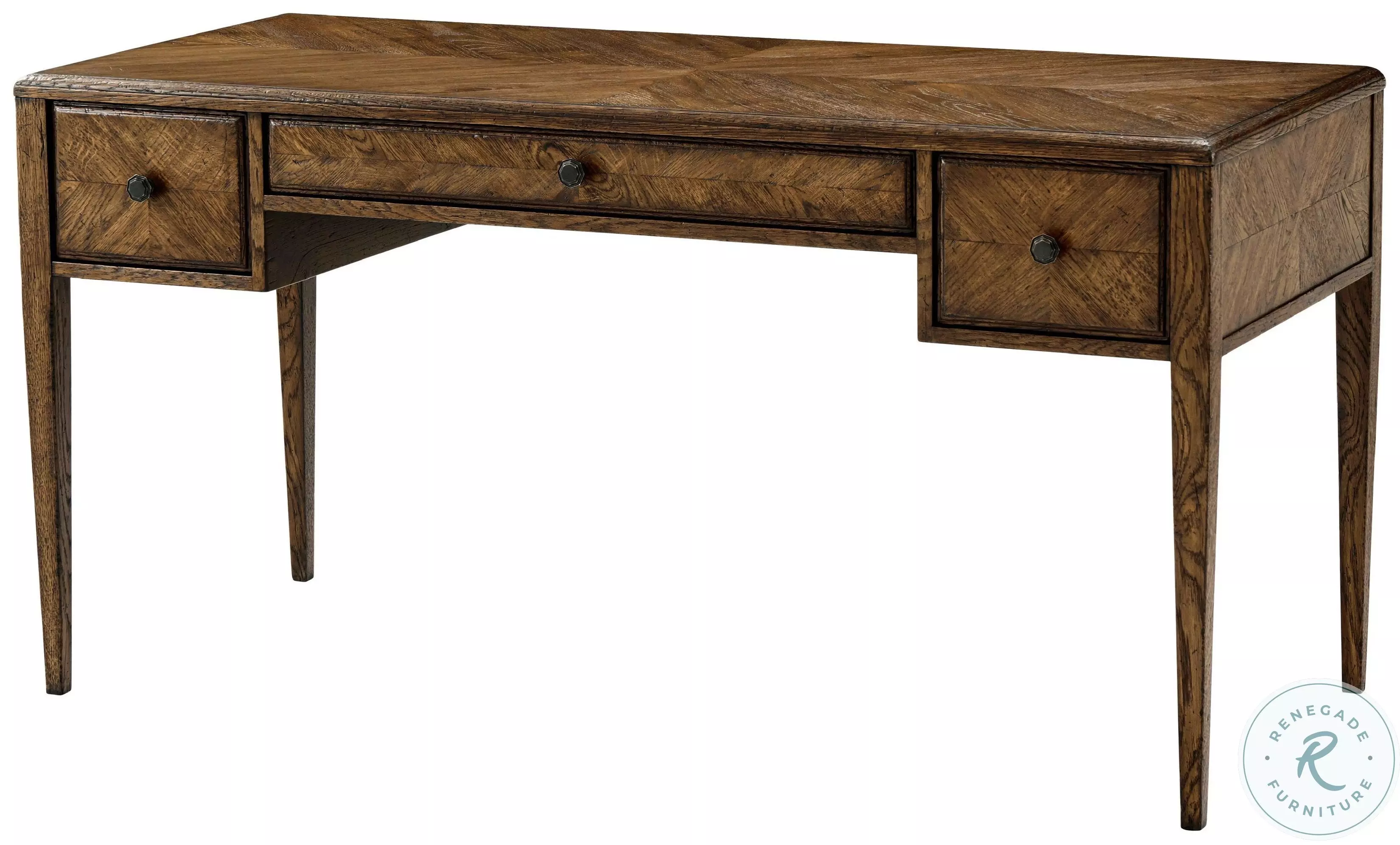Nova Dusk 60" Drawer Desk From Theodore Alexander | Coleman Furniture