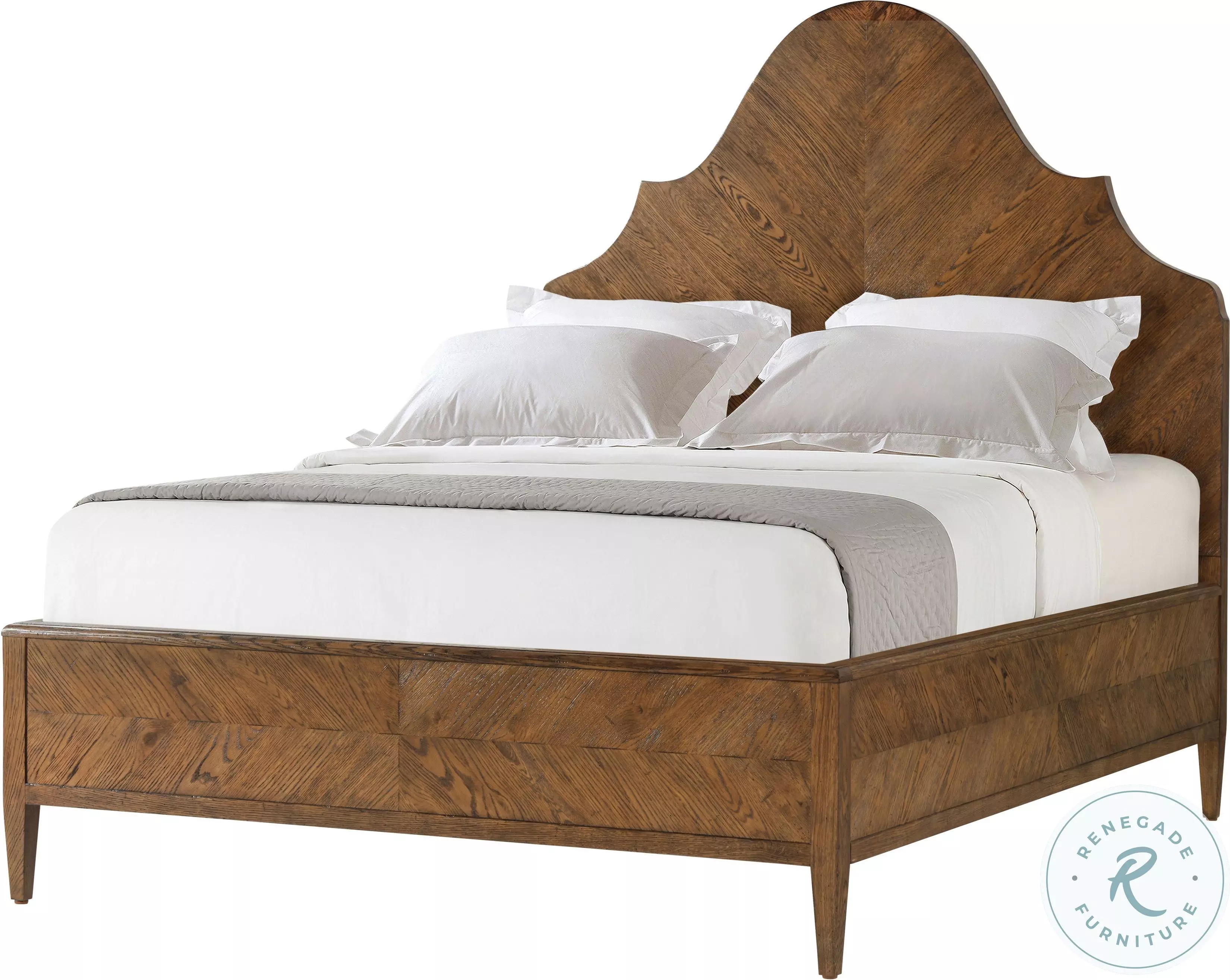 Nova Dusk Queen Low Profile Bed From Theodore Alexander | Coleman Furniture