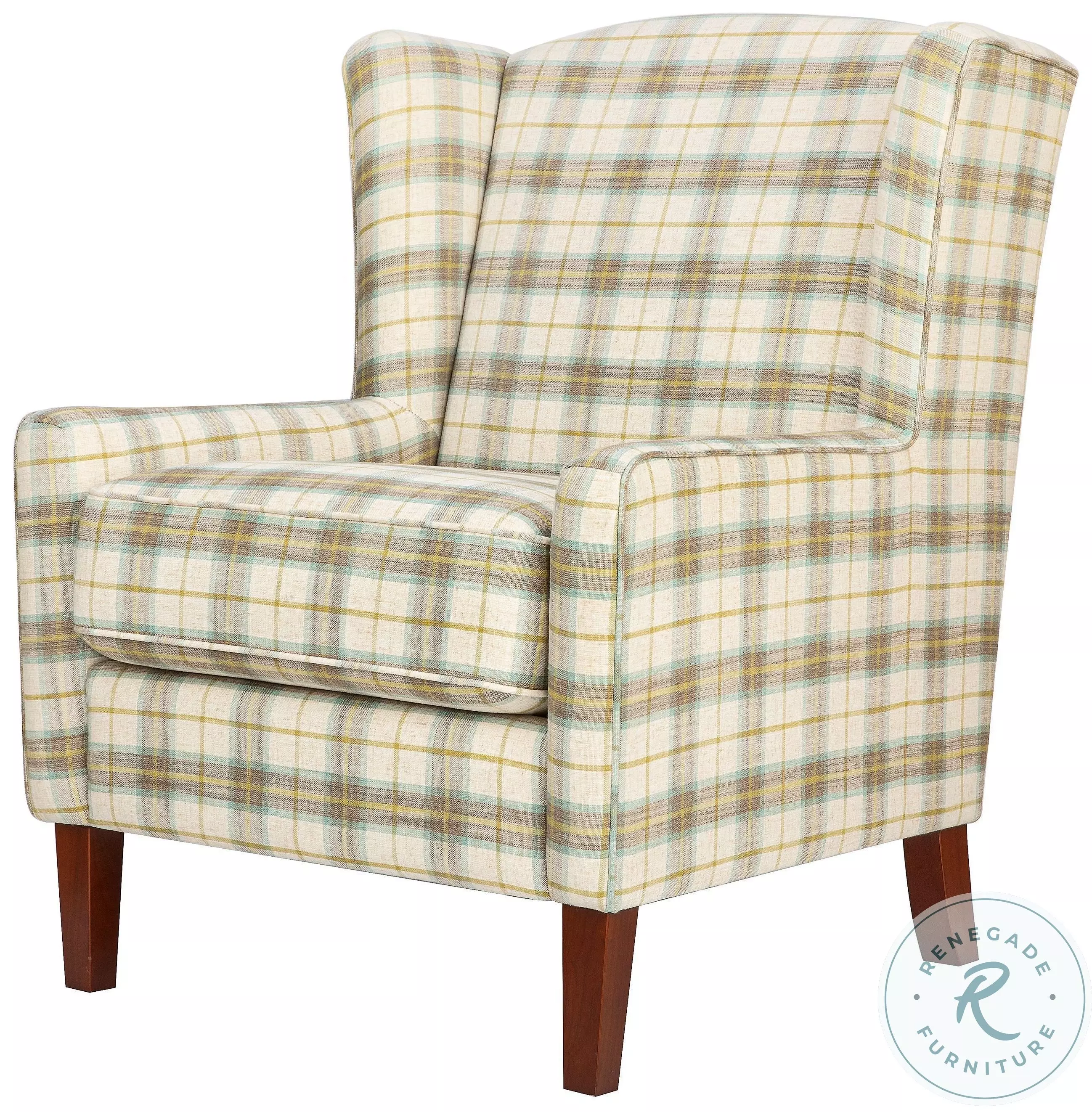 Taylor Plaid Upholstered Accent Chair From Home Gallery Stores | Home ...