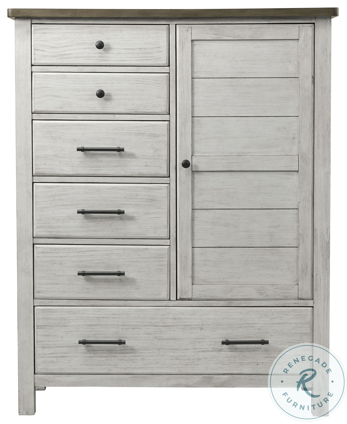 Timber Ridge Weathered Washed Sierra 6 Drawer Chifferobe From Westwood ...