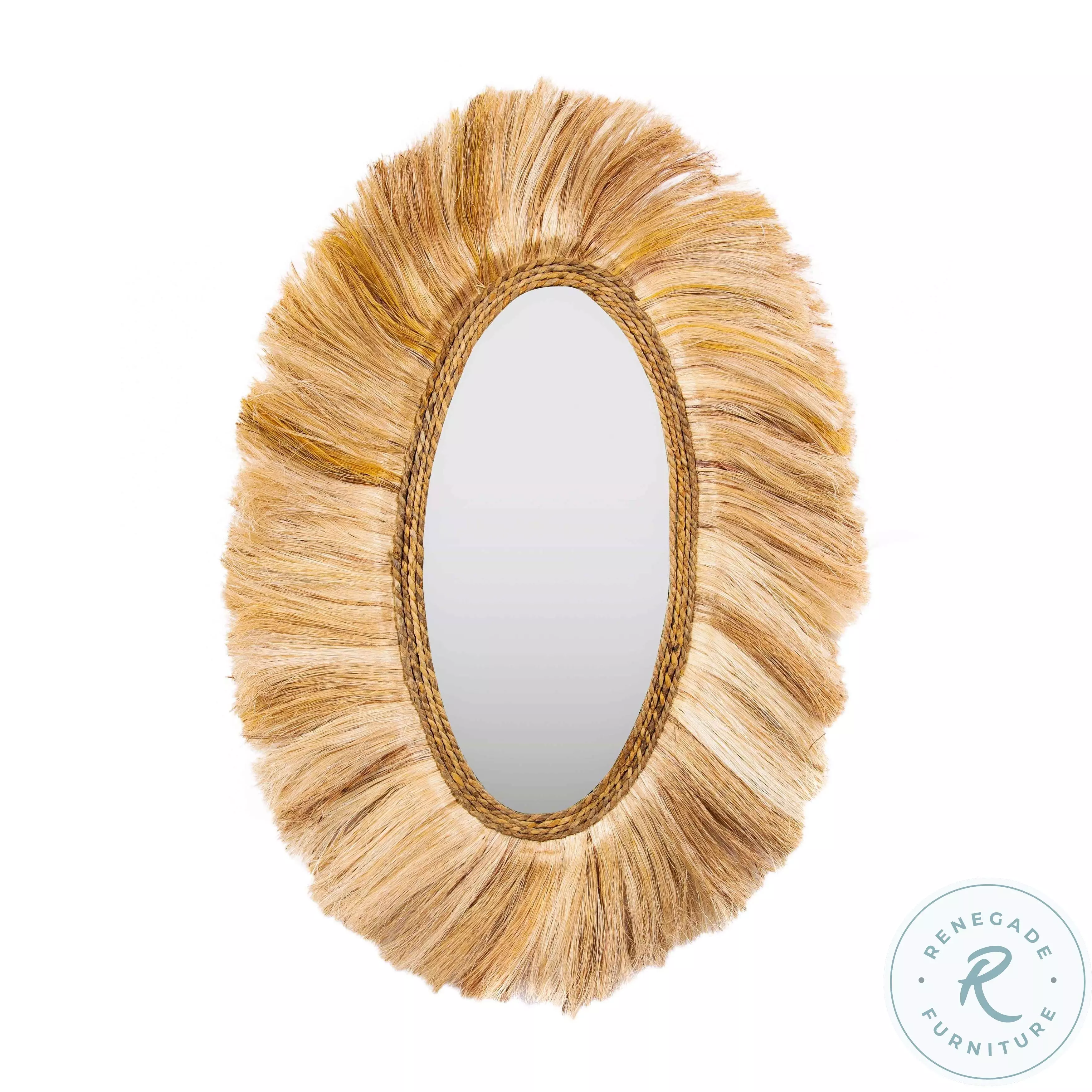 Tribal Natural Mirror From TOV | Coleman Furniture