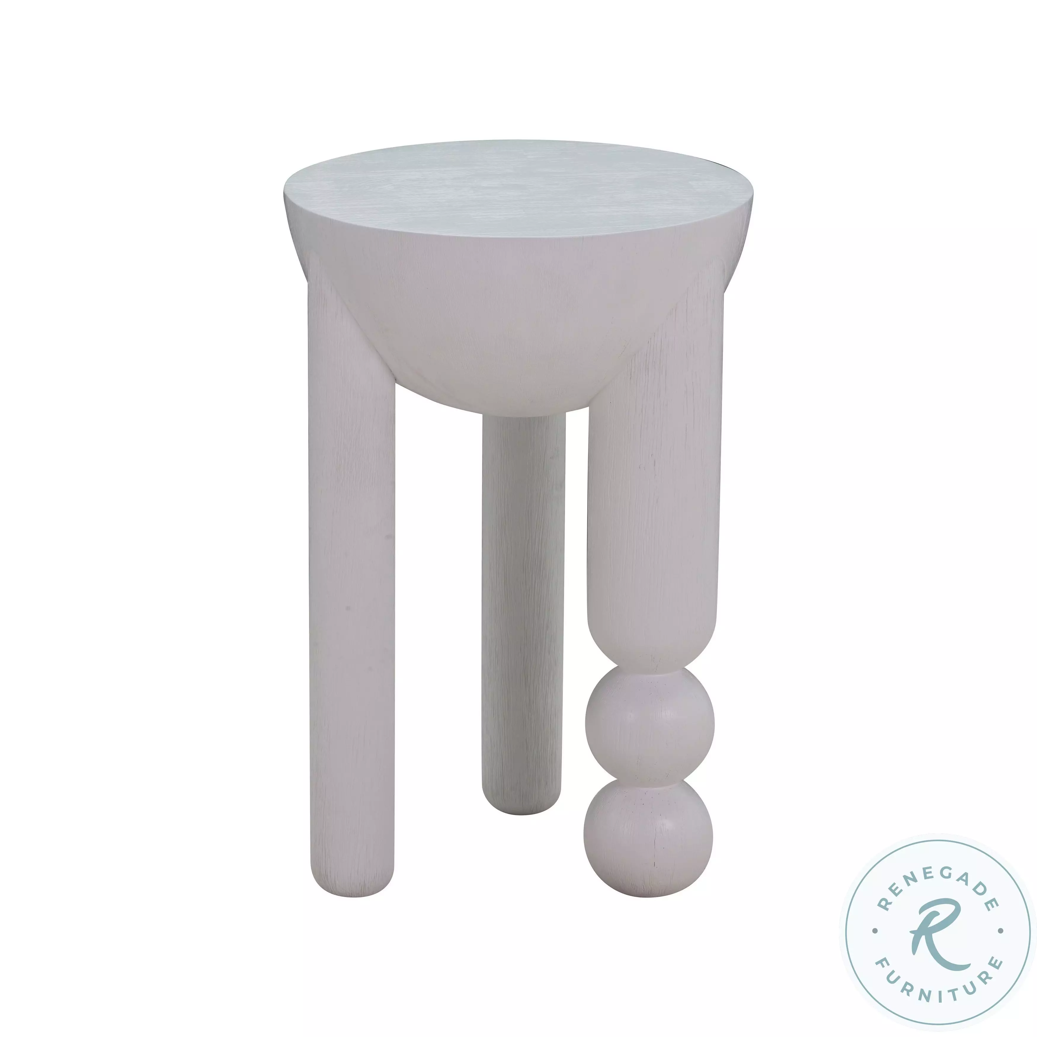Morse White wood Accent Table From Home Gallery Stores | Home Gallery ...