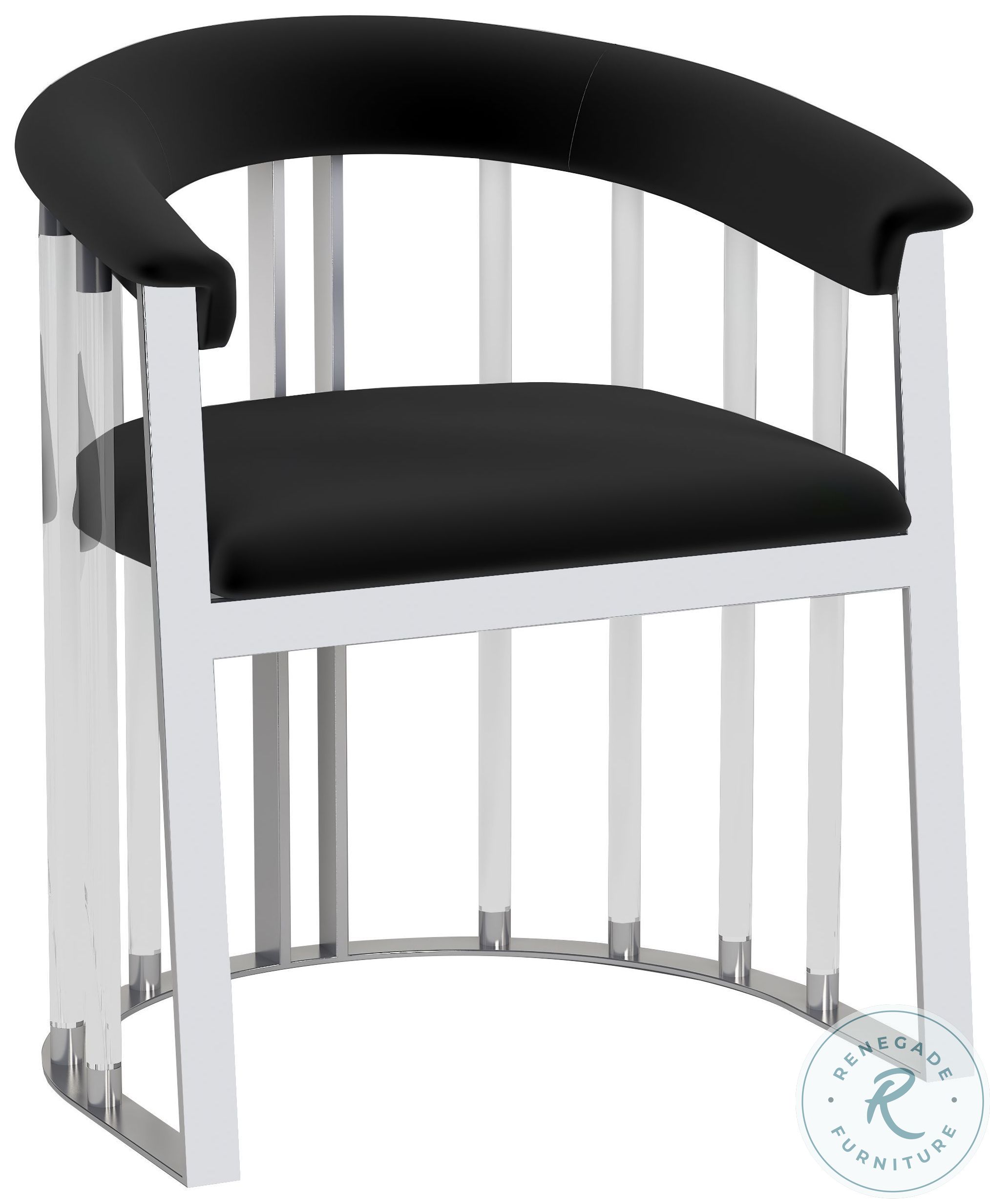 Trisha Black Arm Chair From Home Gallery Stores | Home Gallery Stores