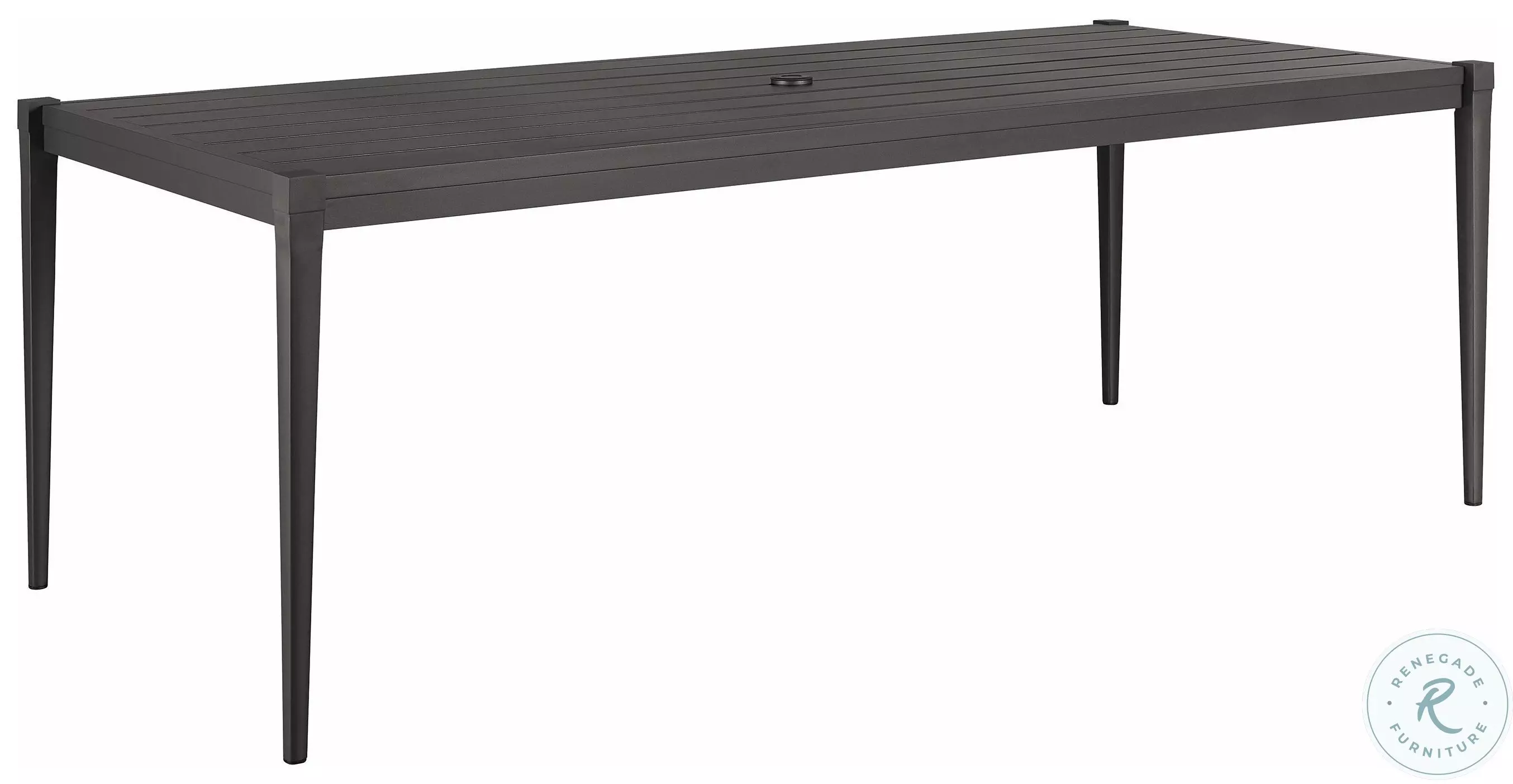 Caldera Charcoal Outdoor Dining Table From Shoreline Living | Home ...