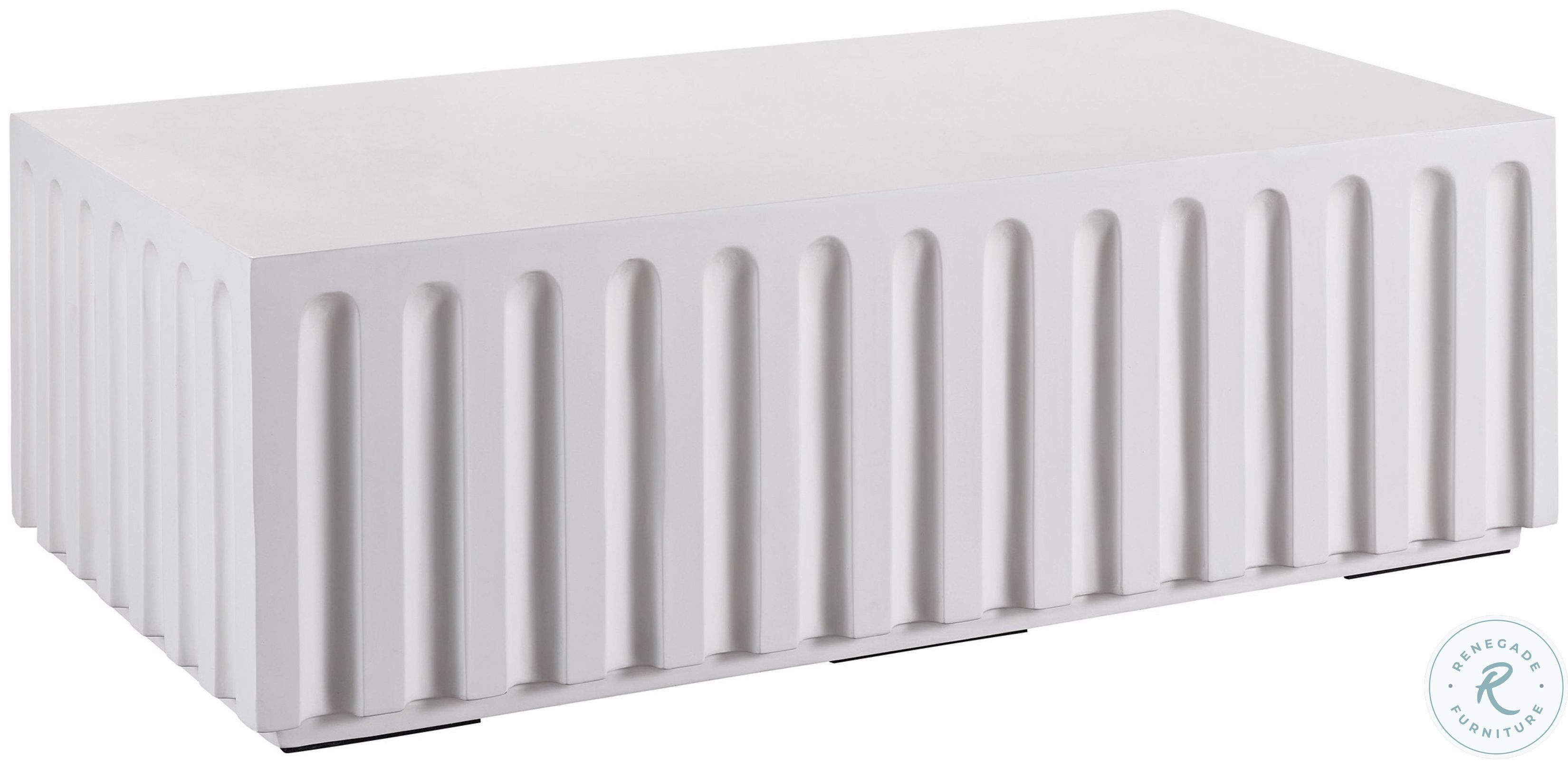 Coastal Living Edisto Abaco White Outdoor Cocktail Table From Universal ...