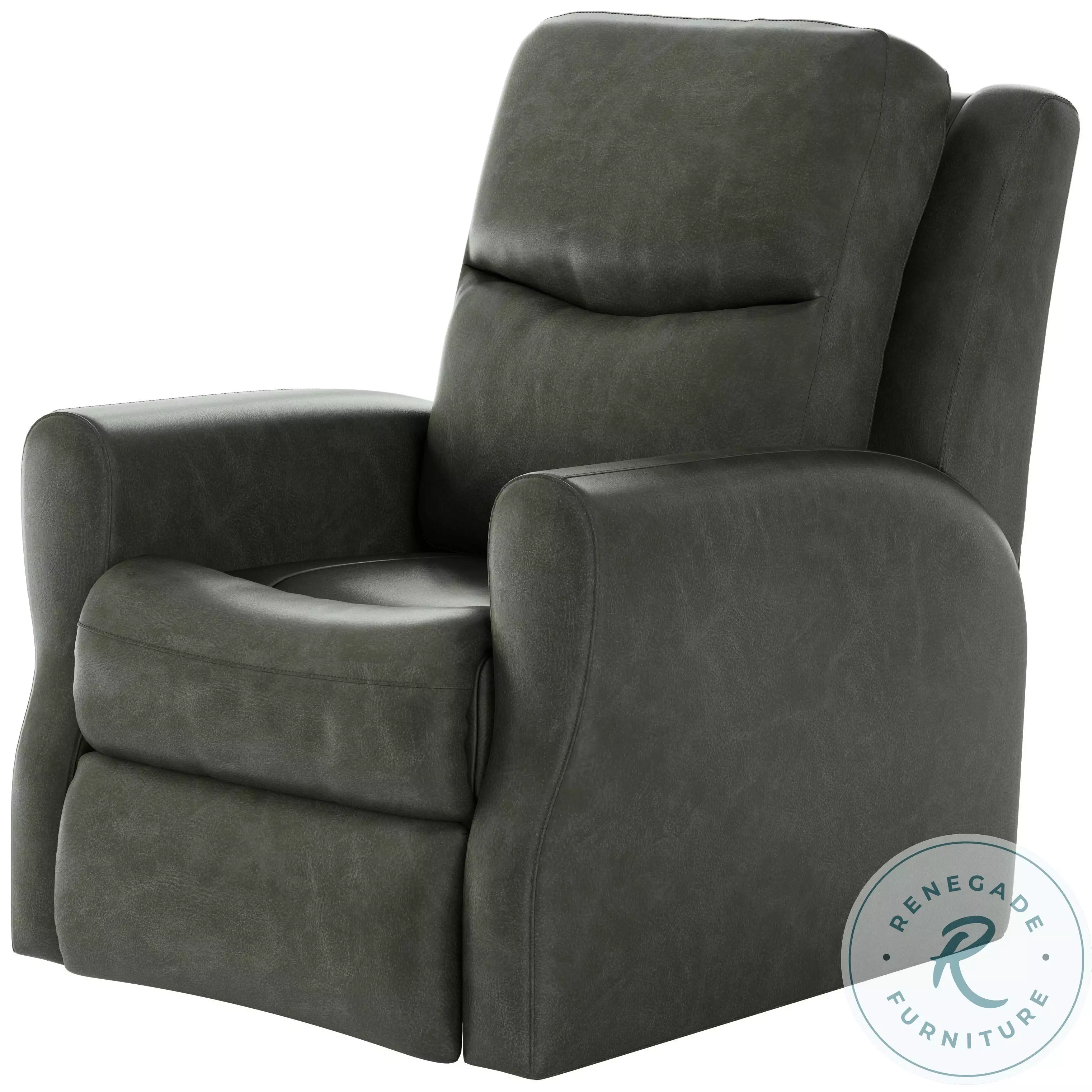 Fame Passion Slate Wall Hugger Power Headrest Recliner From Southern ...