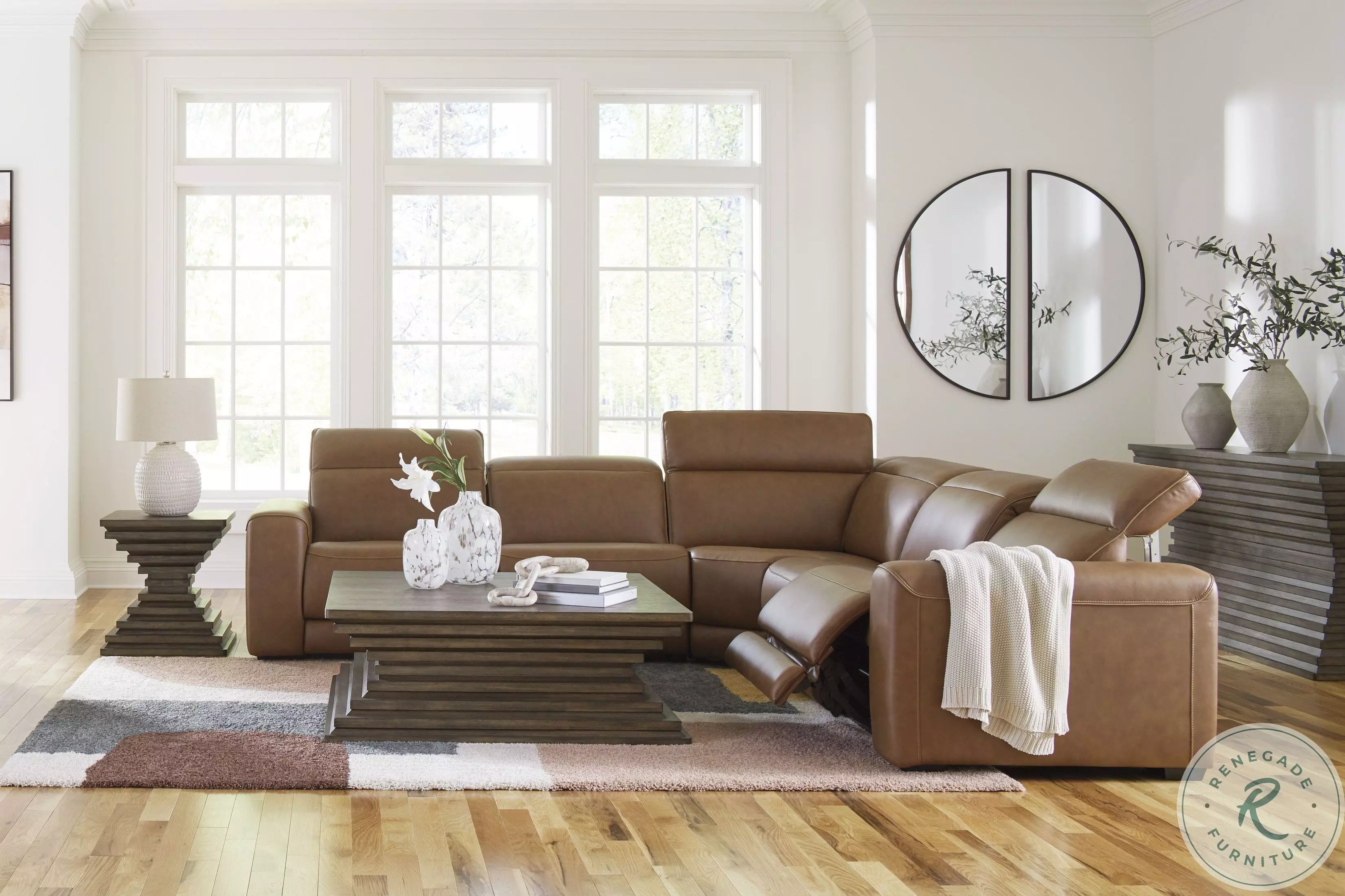 Rally-Up Caramel Power Reclining Sectional from Ashley Furniture ...