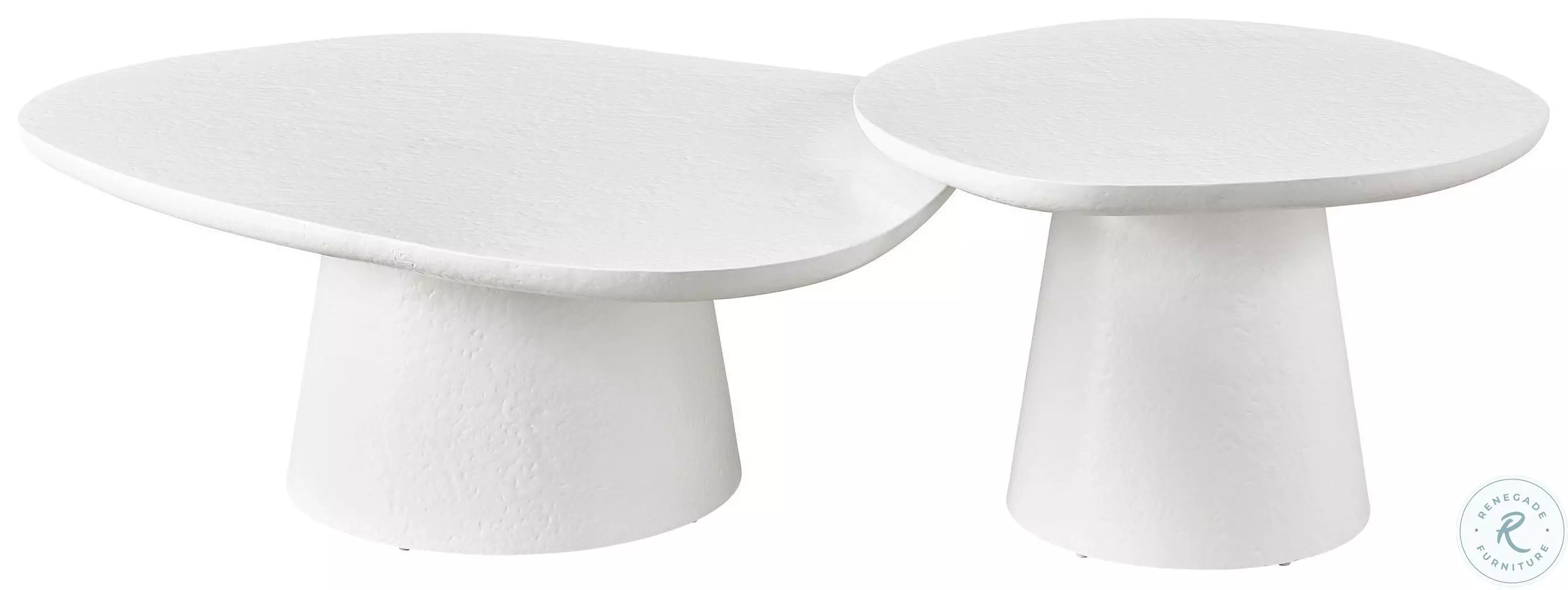 Tranquility Milky Mushroom Nesting Cocktail Tables From Universal ...