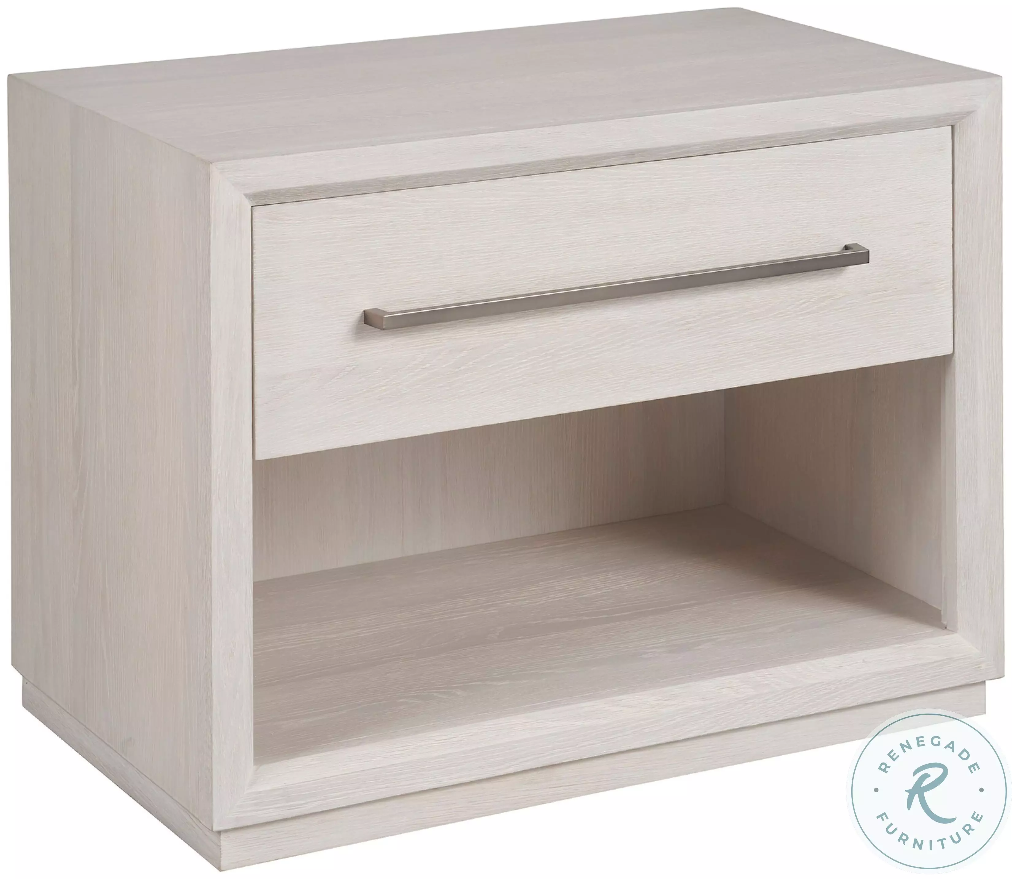 Astrid White Oak 1 Drawer Nightstand From Universal | Coleman Furniture