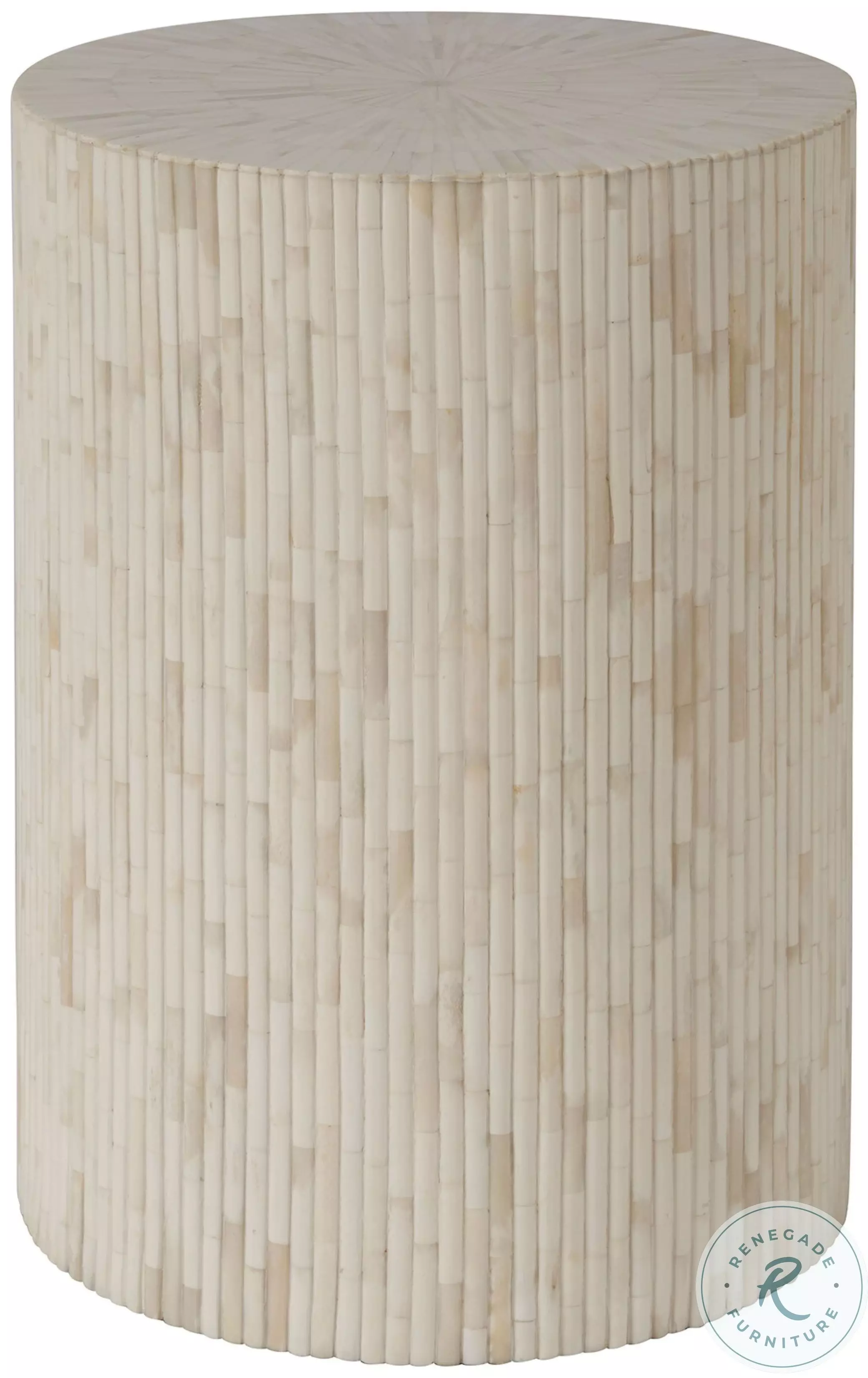 Valencia Natural Bone Accent Table From Shoreline Living | Coleman ...