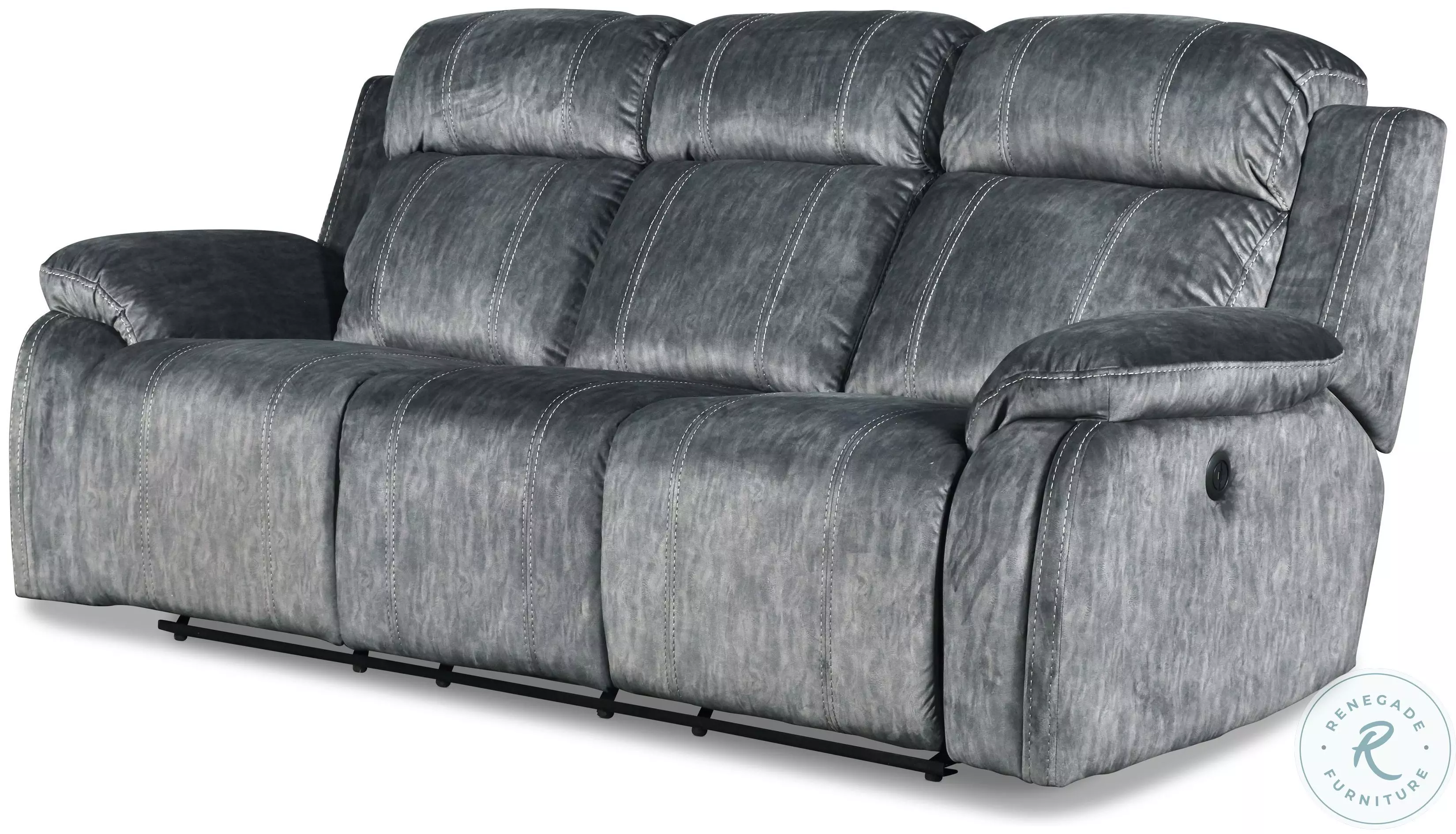 Tango Shadow Dual Power Reclining Sofa With Power Footrest from New ...