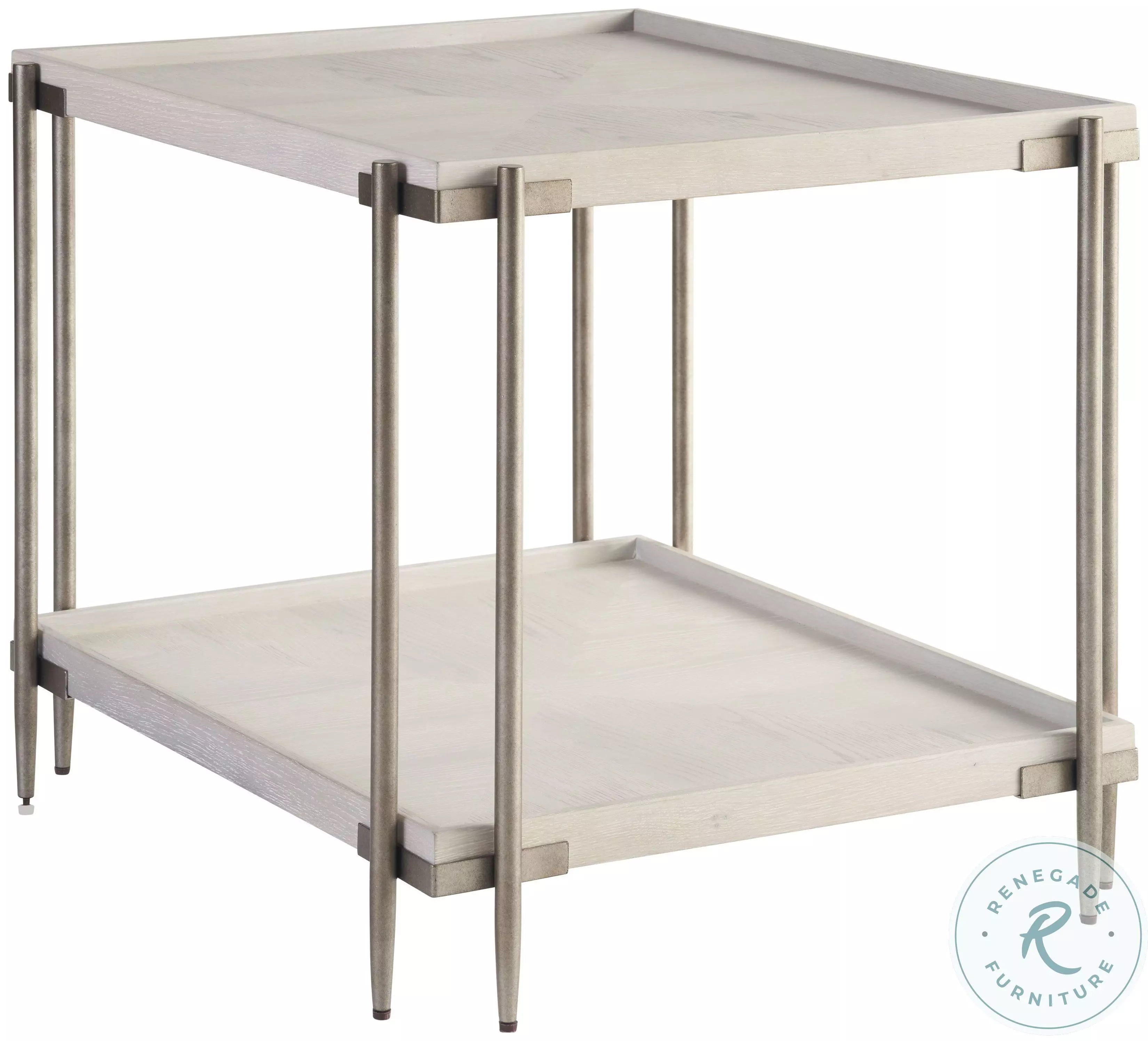 Ondine White Oak End Table From Shoreline Living | Coleman Furniture