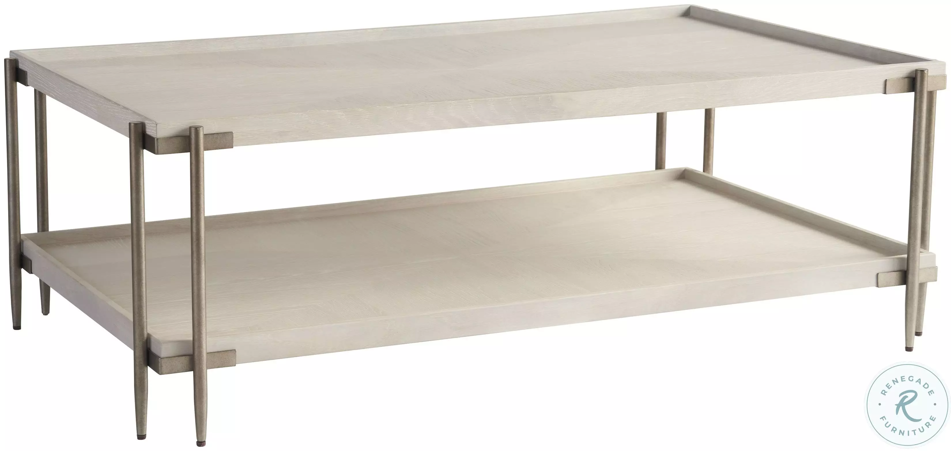 Ondine White Cocktail Table From Shoreline Living | Coleman Furniture