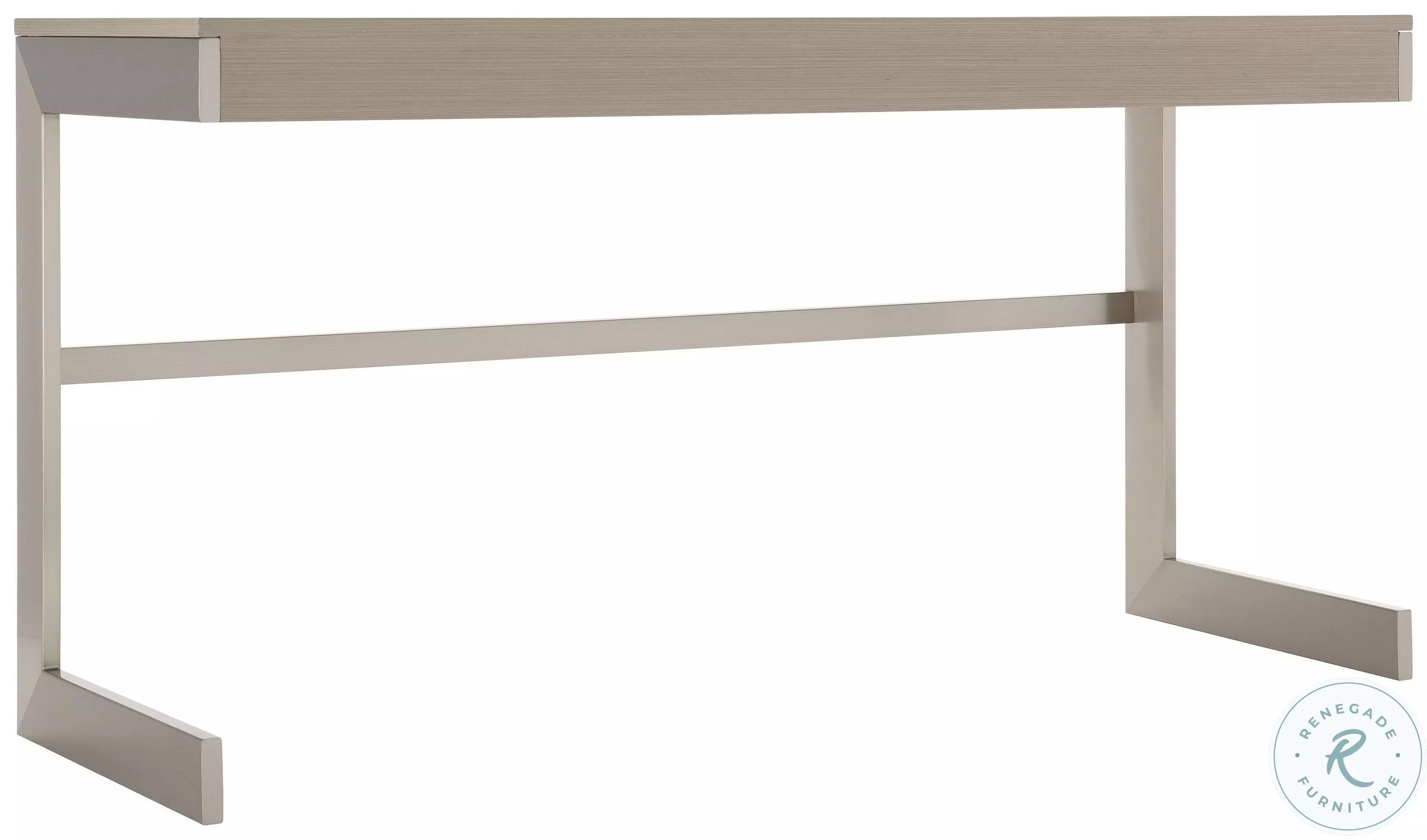 Axiom Linear Grey And Brushed Silver Console From Home Gallery Stores ...