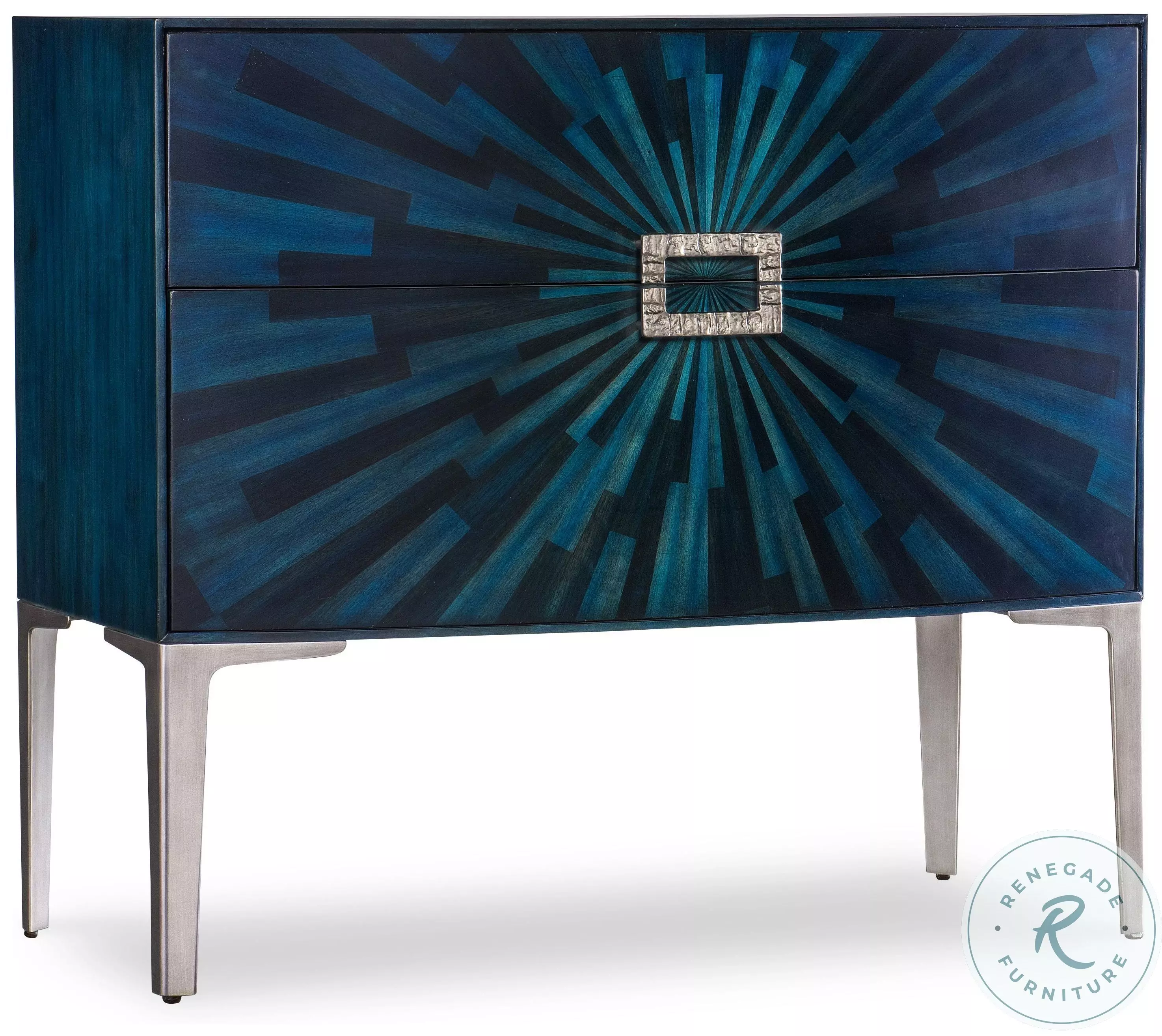 Celestial Blue Accent Chest From Hawthorne Living | Coleman Furniture