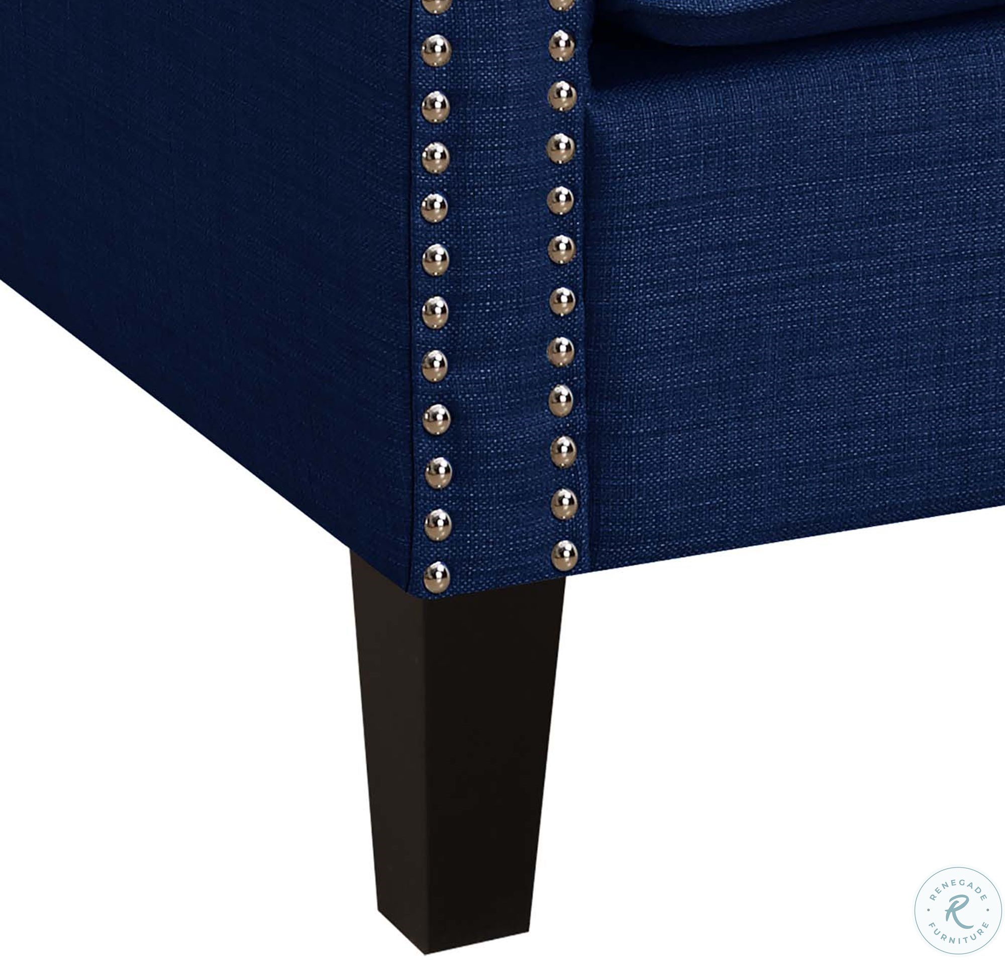 Emery Blue Chair from Elements Furniture | Coleman Furniture