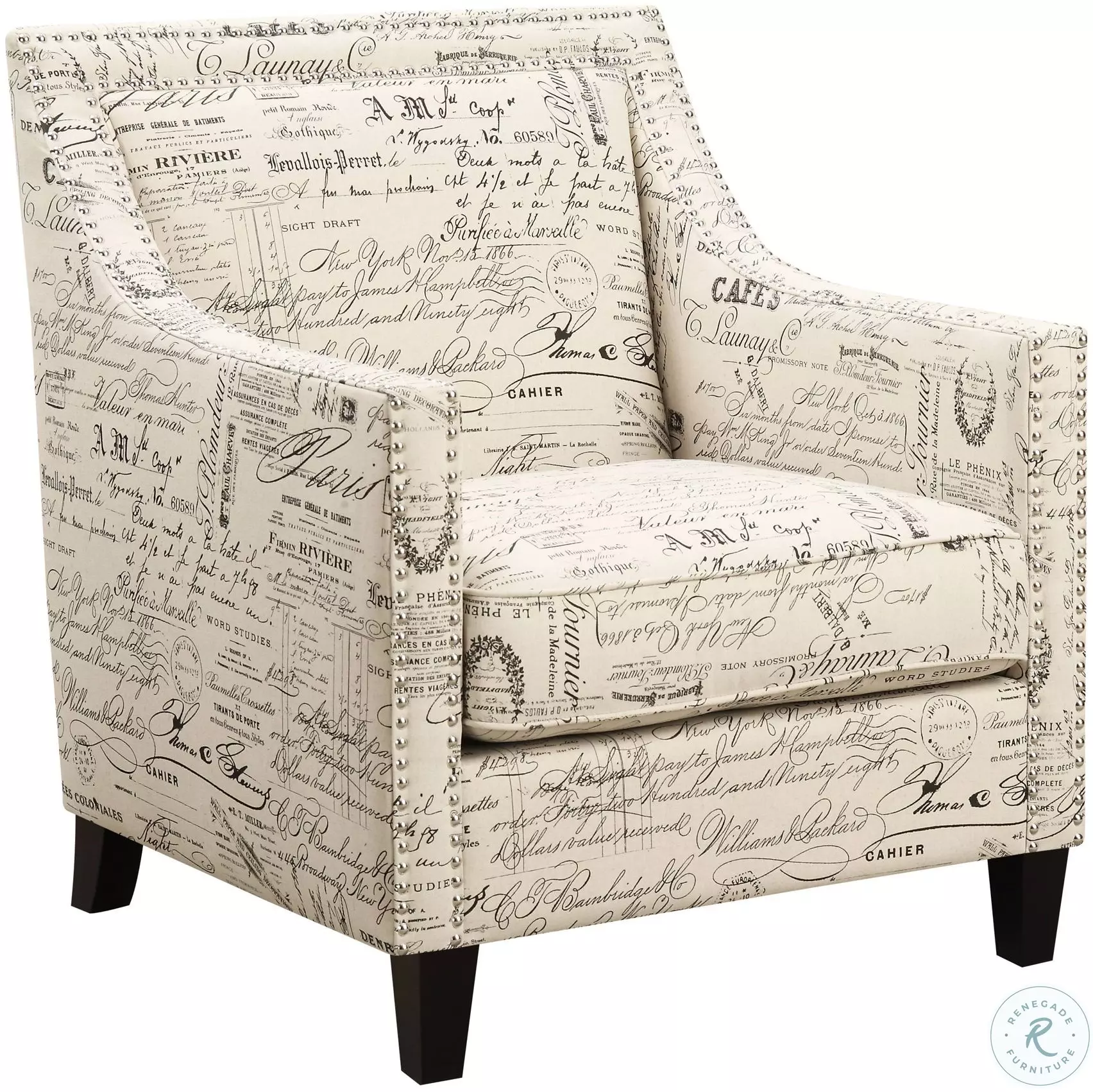 Emery French Script Chair from Elements Furniture | Coleman Furniture