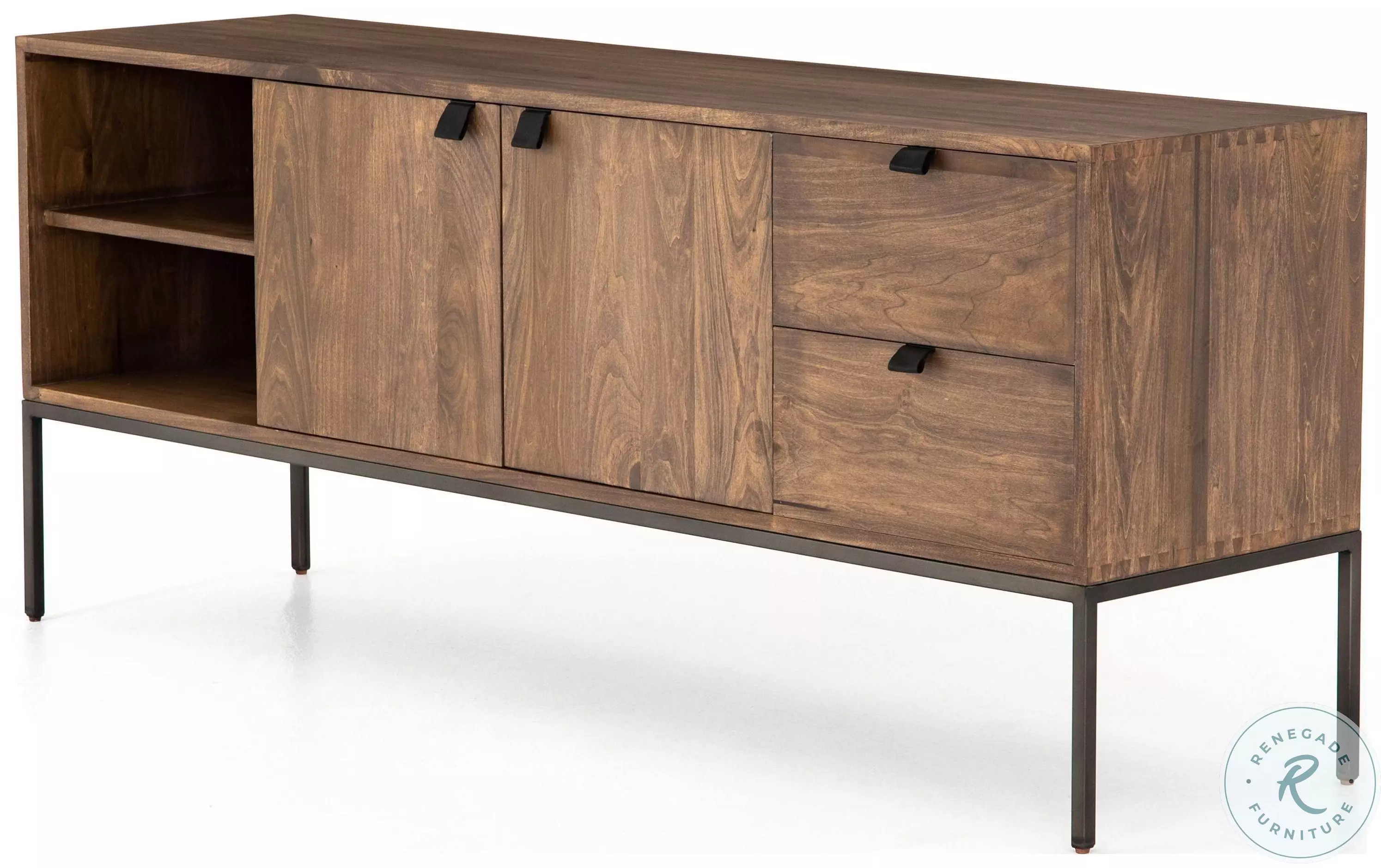 Trey Natural Iron TV Stand from Four Hands | Coleman Furniture