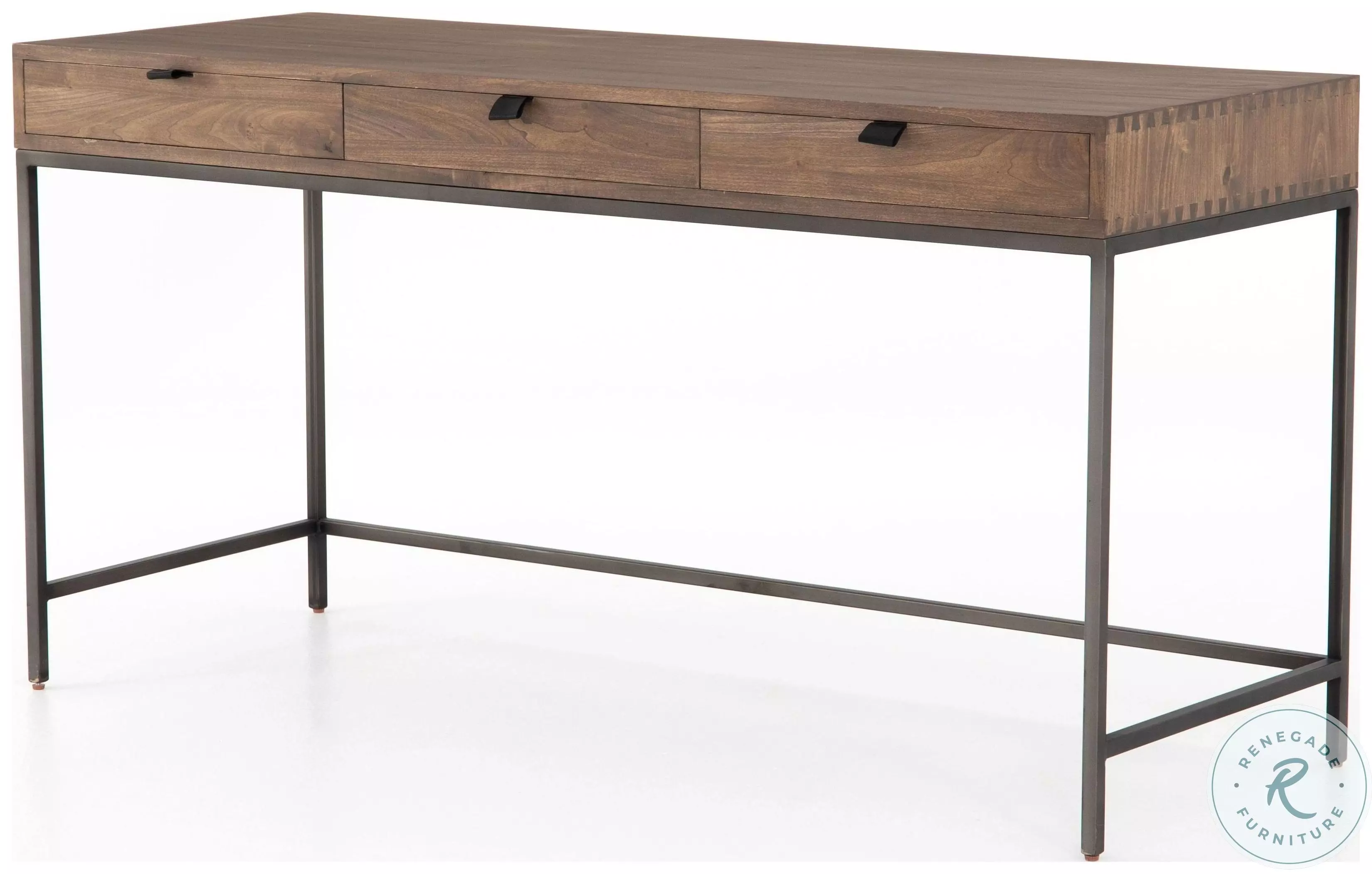 Trey Natural Iron Modular Writing Desk From Home Gallery Stores | Home ...
