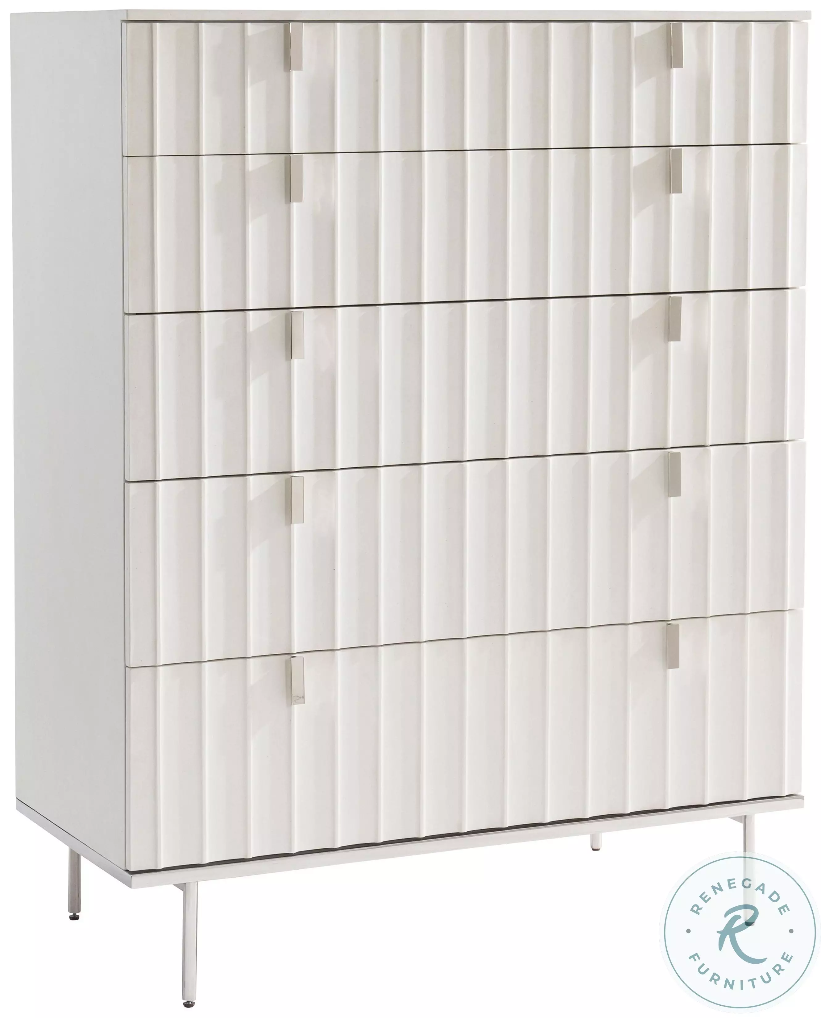Modulum White Tall Drawer Chest From Bernhardt Furniture | Coleman ...