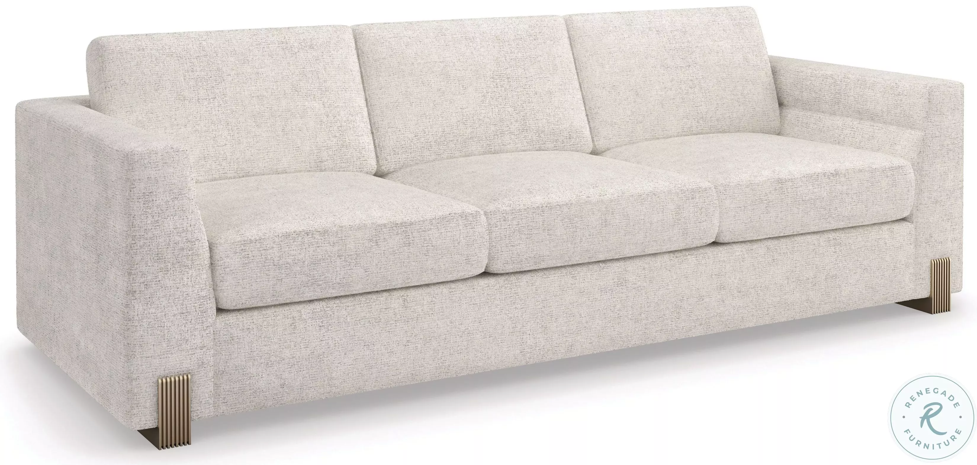 Counter Balance Caracole Upholstery Oatmeal Sofa From Home Gallery ...